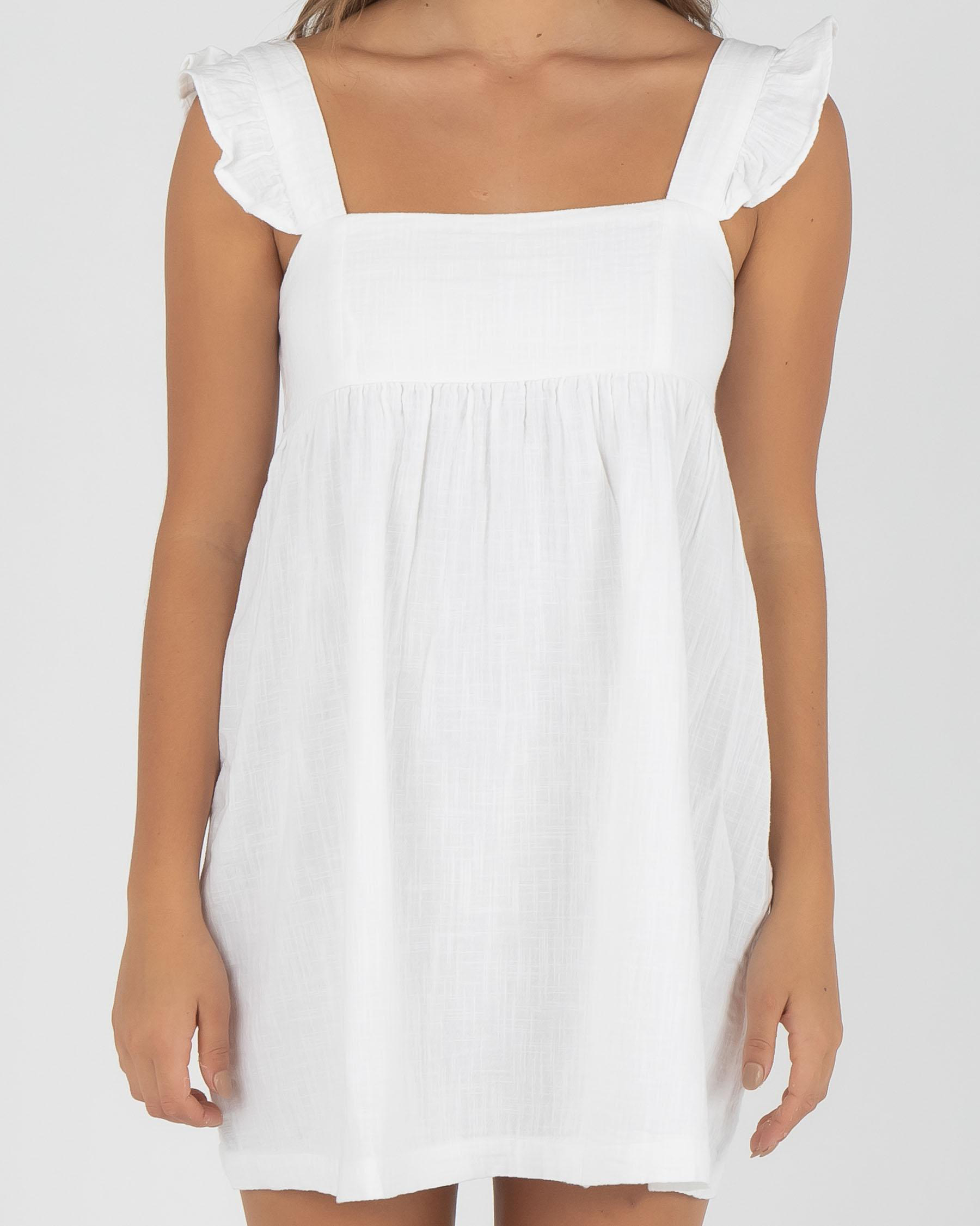 Shop Billabong Frenchie Dress In White - Fast Shipping & Easy Returns ...