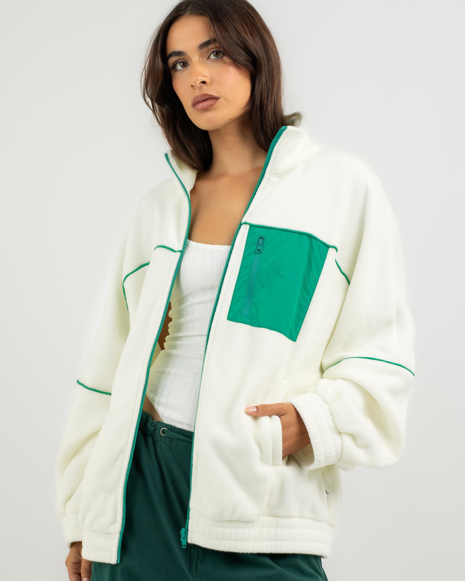 Rusty Nelly Polar Jacket In Snow - Fast Shipping & Easy Returns - City ...