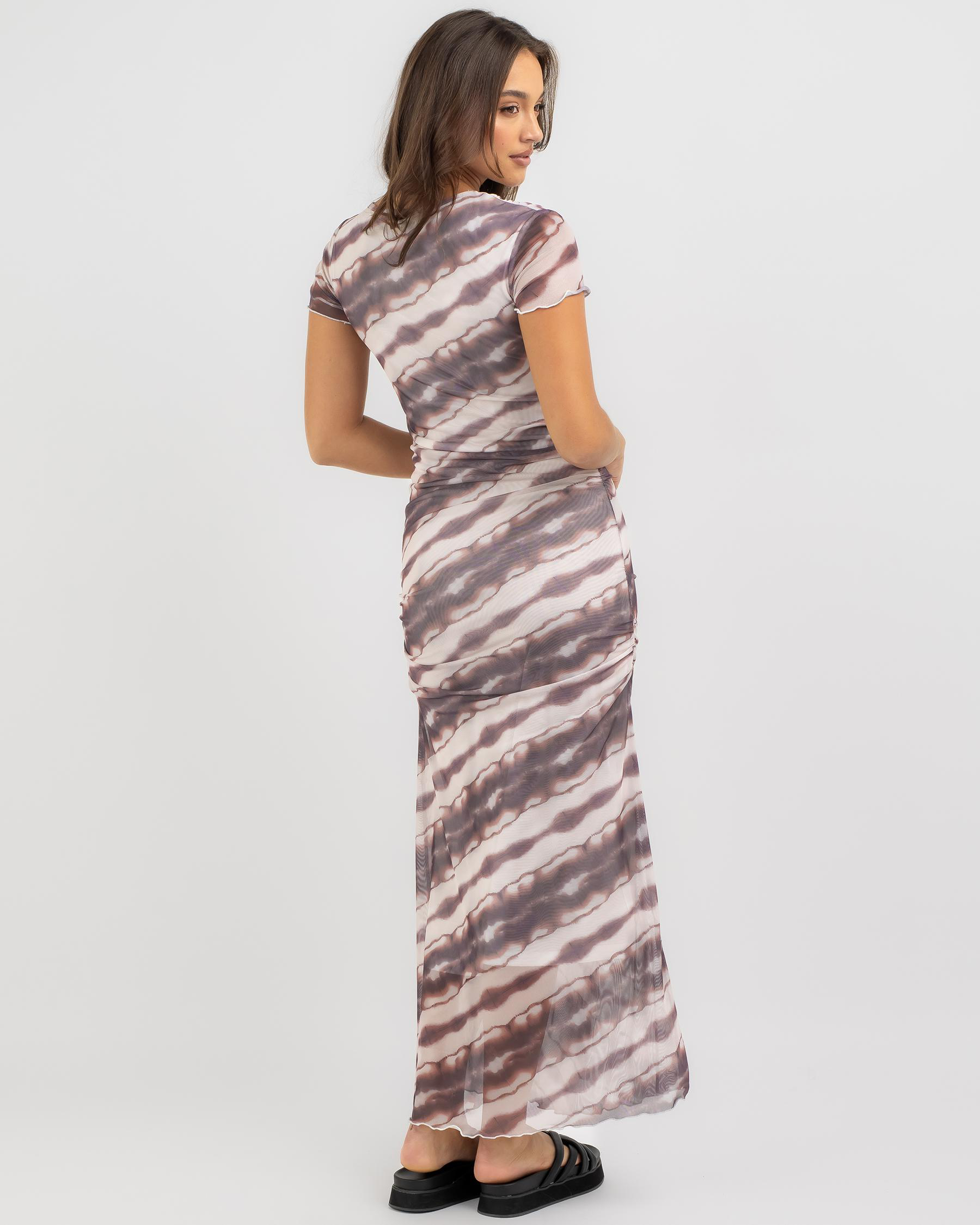 Shop Mint Vanilla Baylyn Maxi Dress In Multi - Fast Shipping & Easy ...