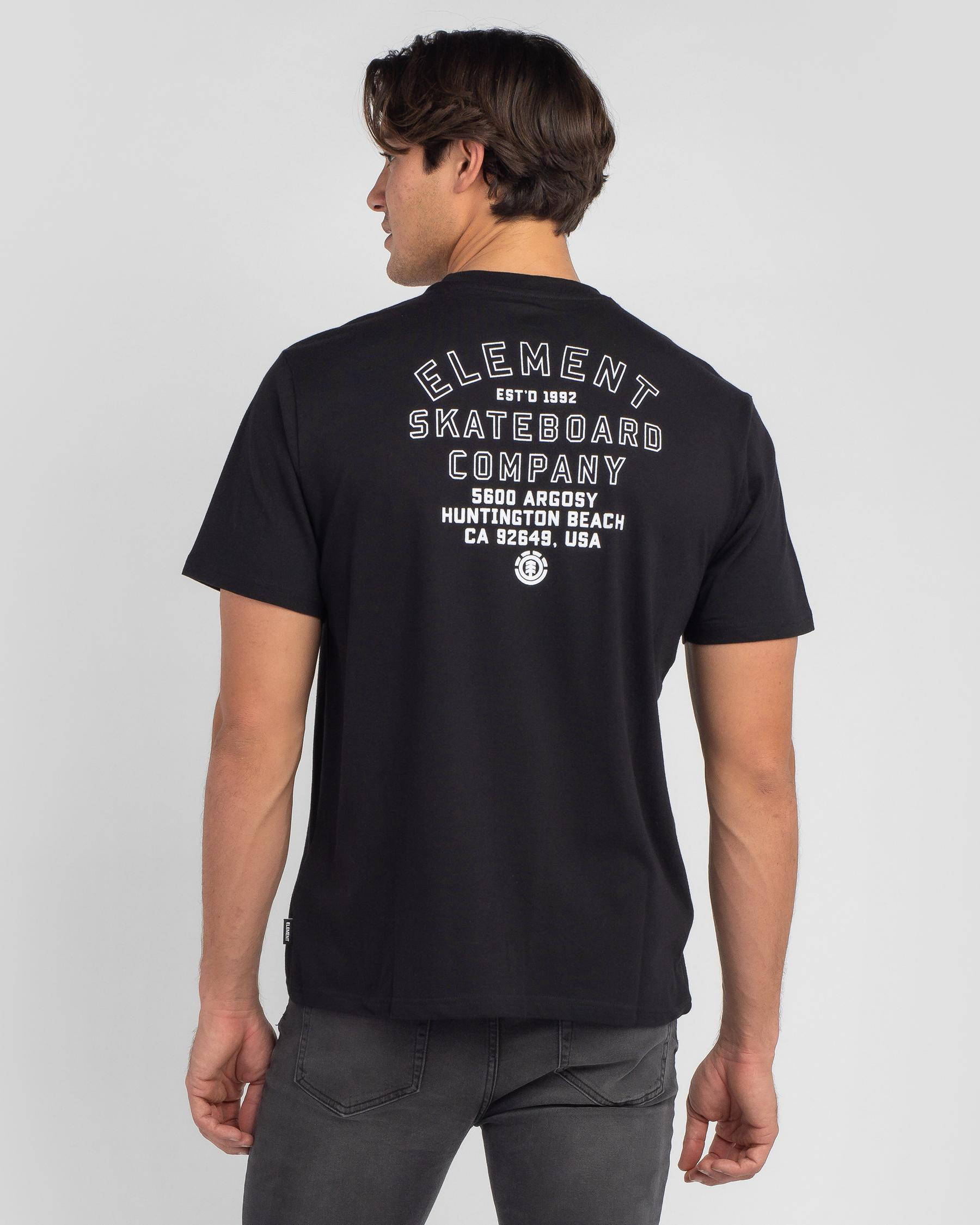 Shop Element Address T-Shirt In Black - Fast Shipping & Easy Returns ...