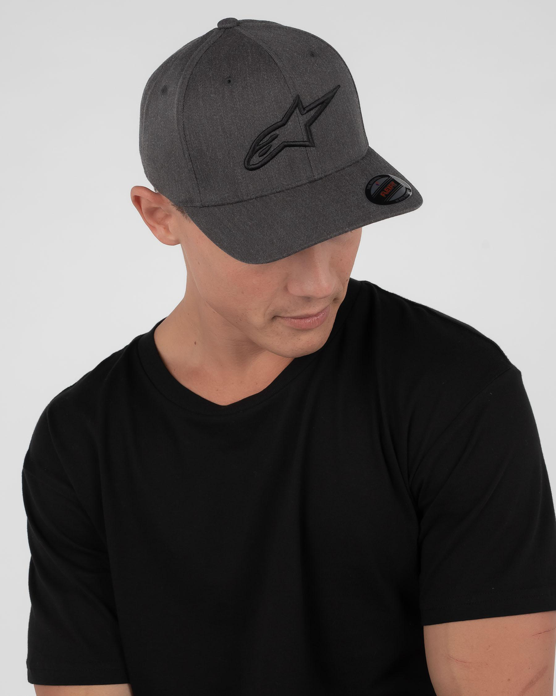 Shop Alpinestars Ageless Curve Cap In Charcoal Heather/black - Fast ...
