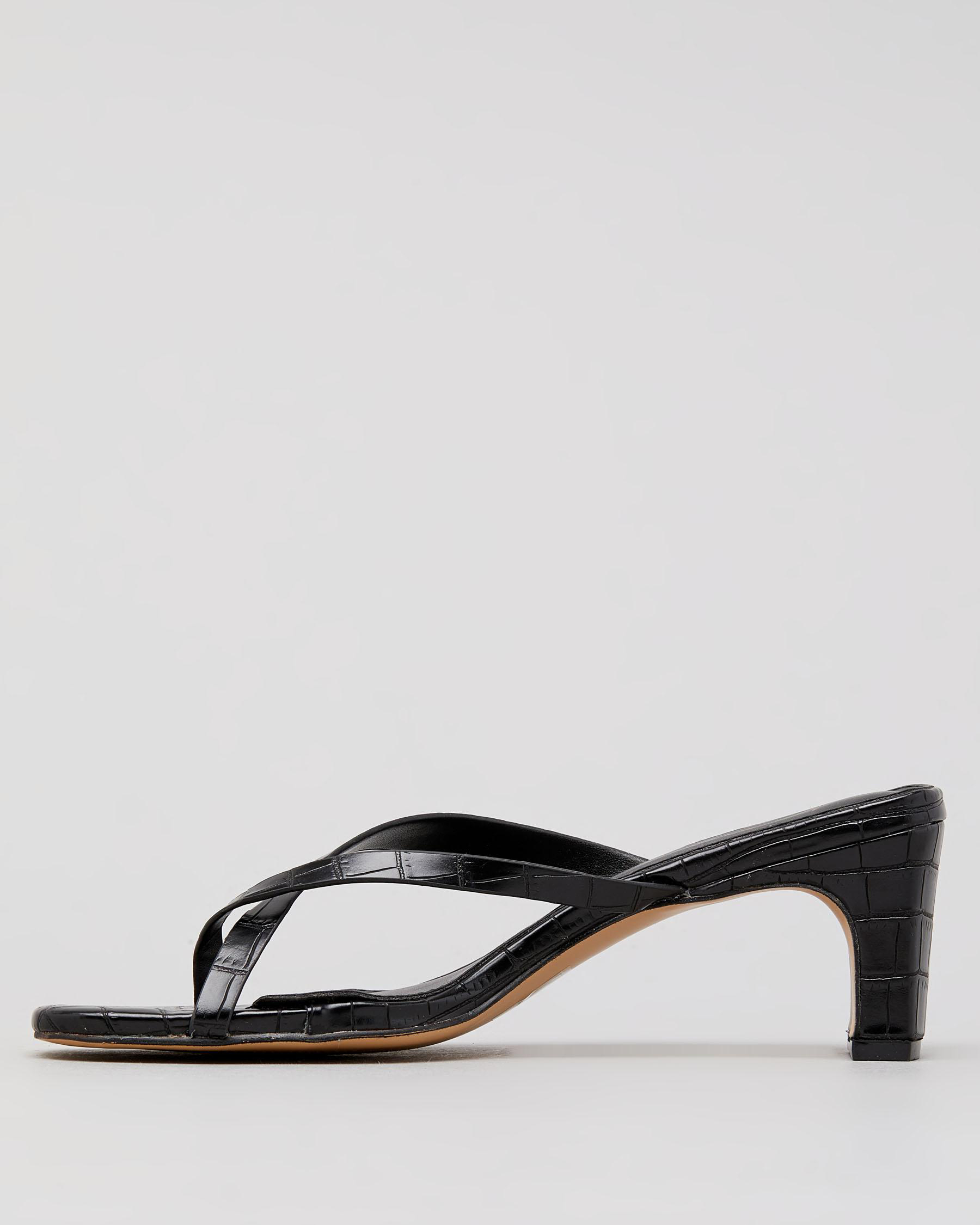 Shop Ava And Ever Verve Heels In Black - Fast Shipping & Easy Returns ...