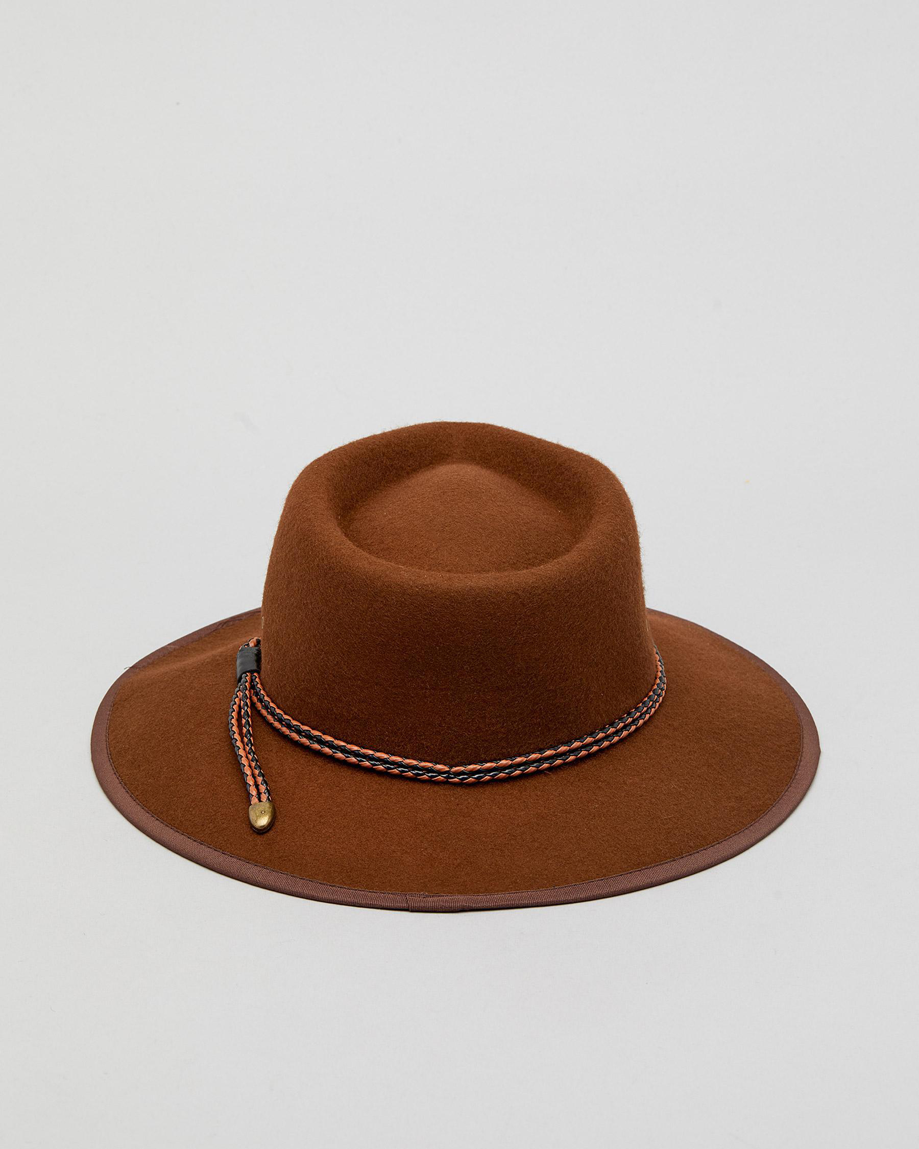 Shop Rusty Barrys Hat In Coffee Bean - Fast Shipping & Easy Returns ...