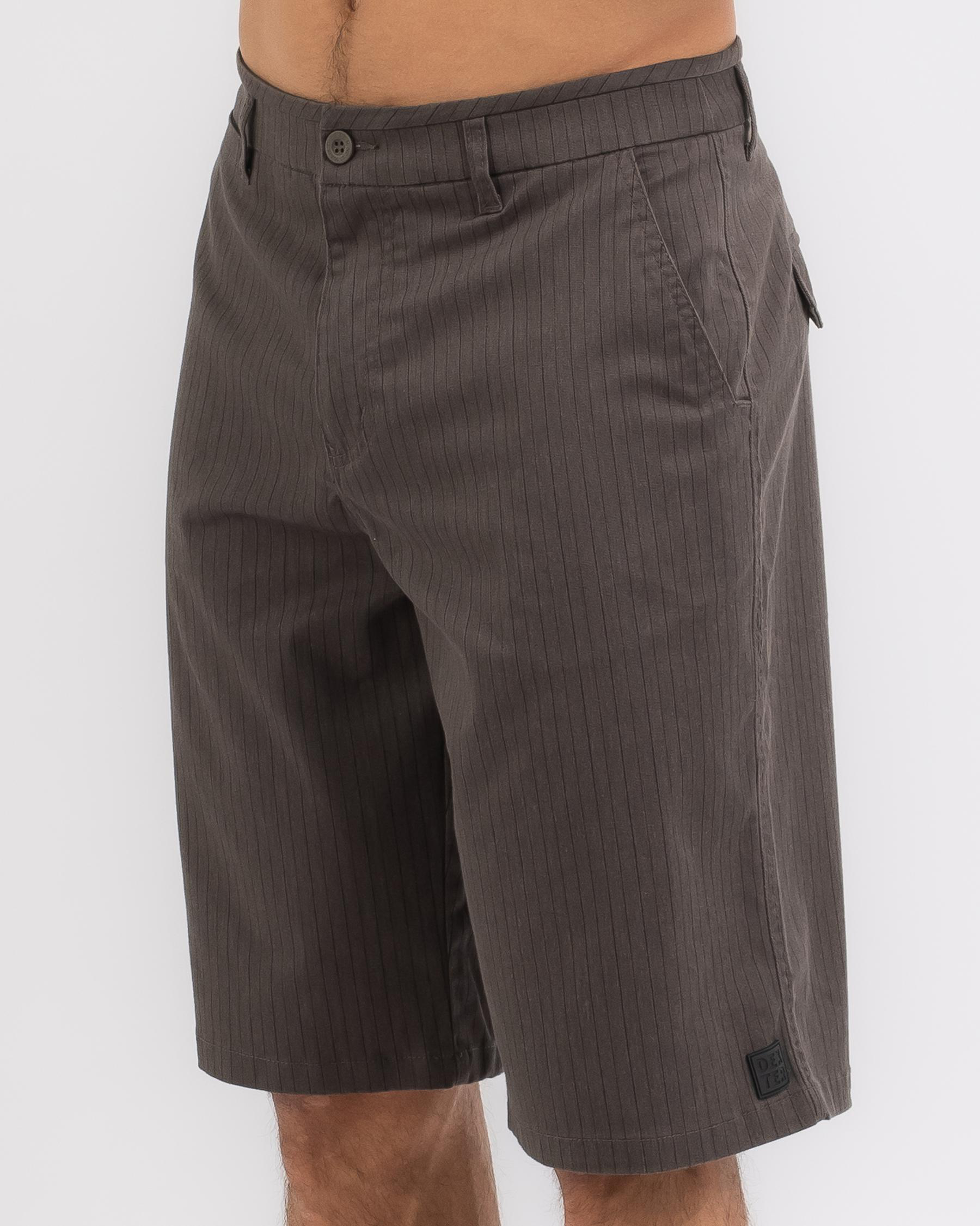 Shop Dexter Rail Walk Shorts In Charcoal - Fast Shipping & Easy Returns ...