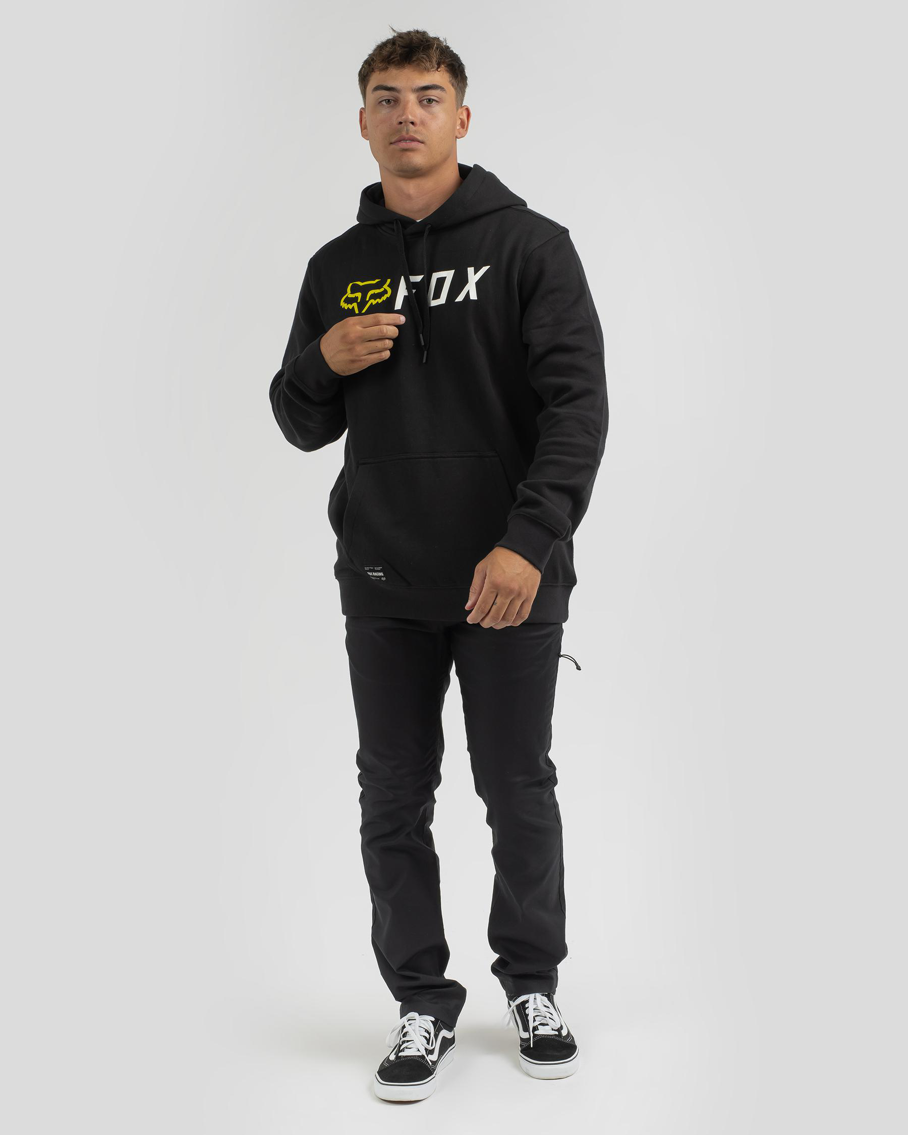 Shop Fox Apex Pullover Hoodie In Black - Fast Shipping & Easy Returns ...