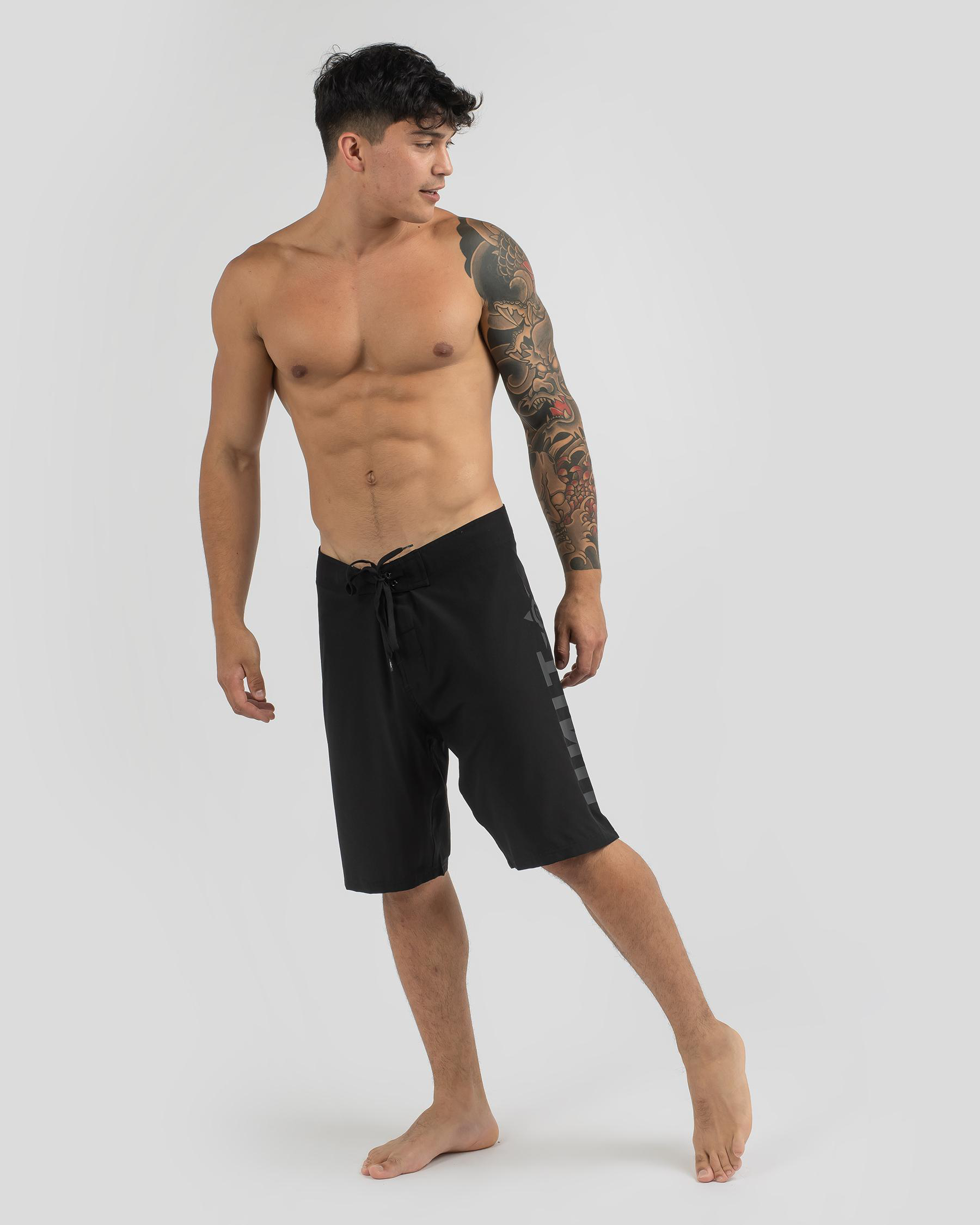 Unit Recon Board Shorts In Black - FREE* Shipping & Easy Returns - City ...