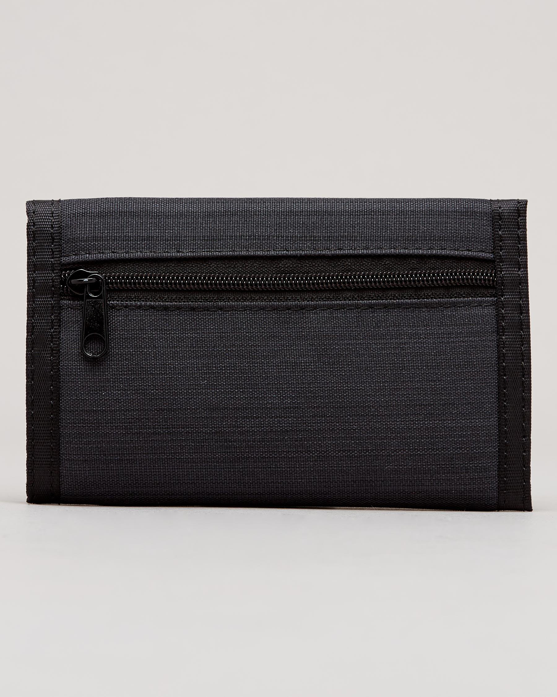 Shop Lucid Imprint Velcro Wallet In Black - Fast Shipping & Easy ...
