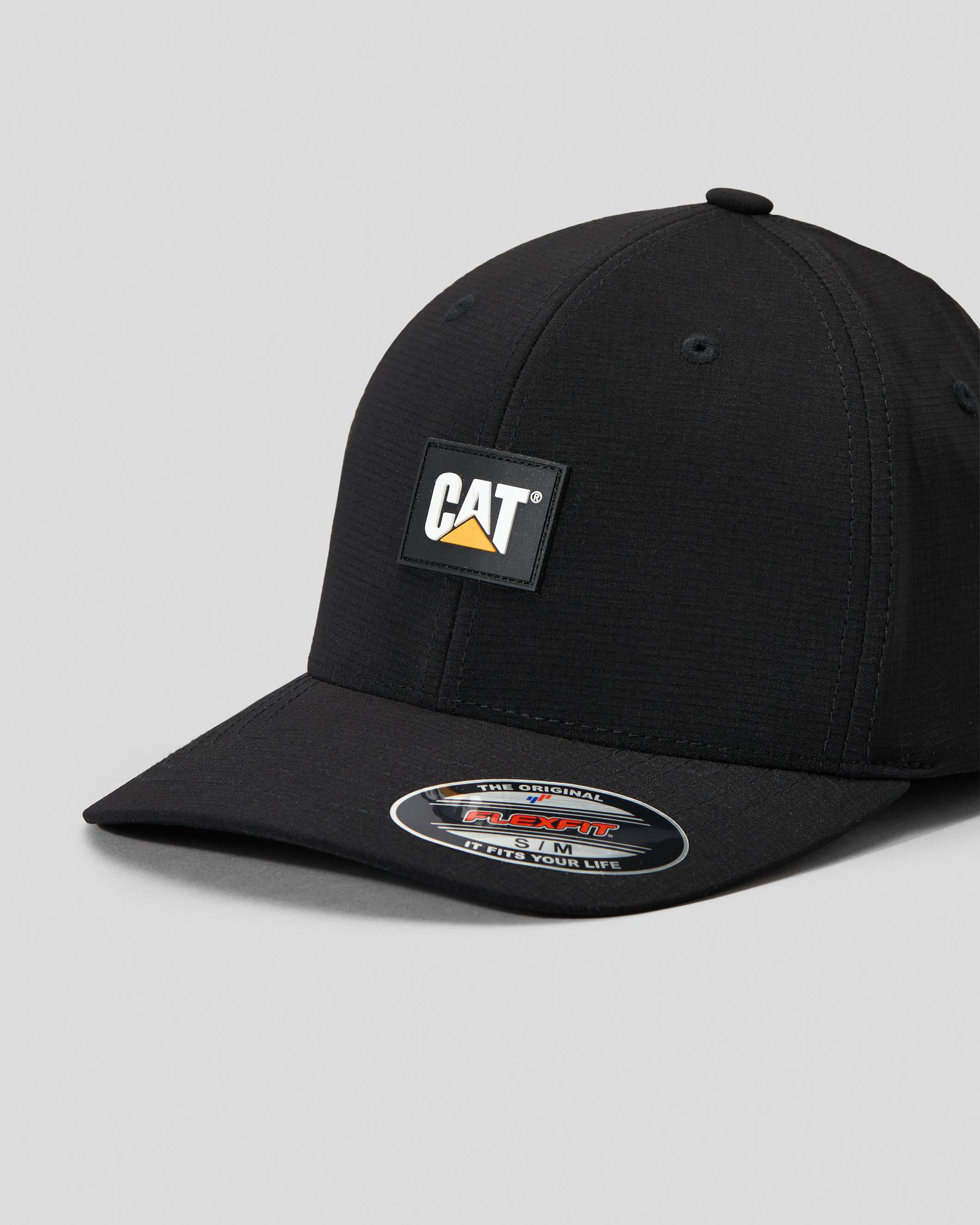 Shop Cat Label Ripstop Cap In Black - Fast Shipping & Easy Returns ...