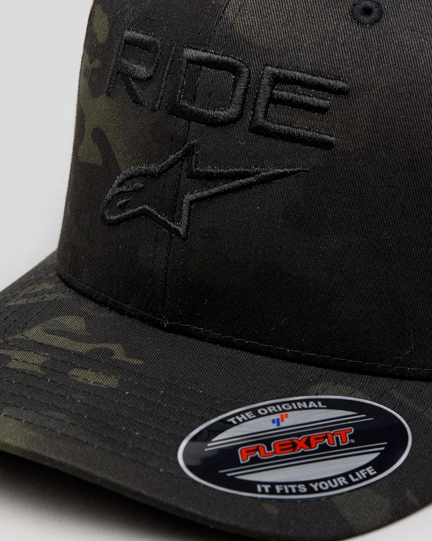 Shop Alpinestars Ride Multicam Cap In Black/black - Fast Shipping ...