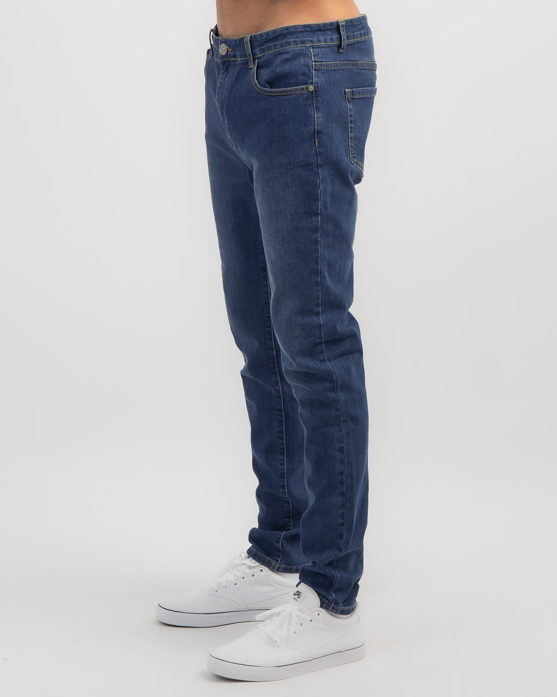 Shop Lucid Jet Jeans In Mid Blue - Fast Shipping & Easy Returns - City ...