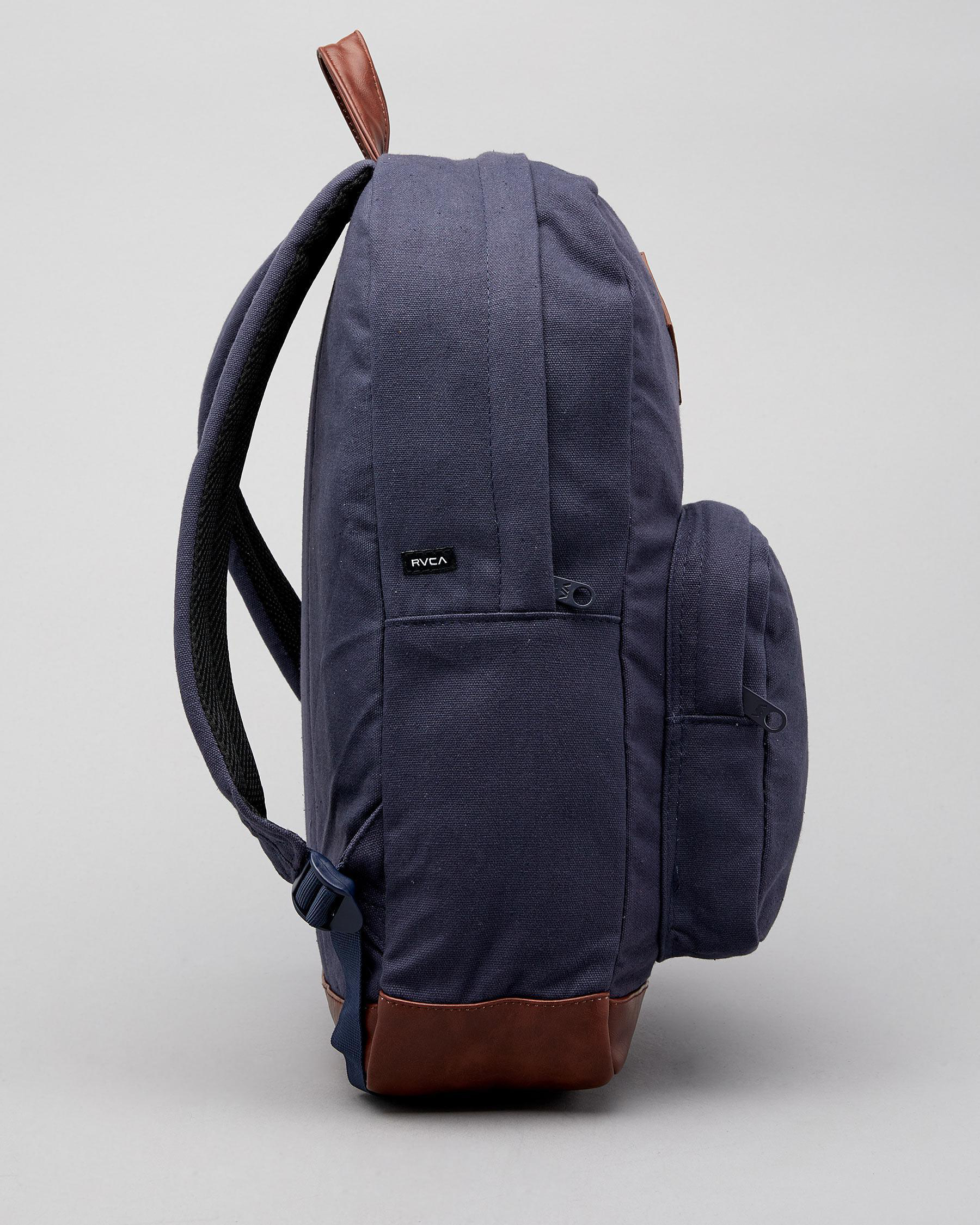 Shop RVCA Schooled Backpack In New Navy - Fast Shipping & Easy Returns ...