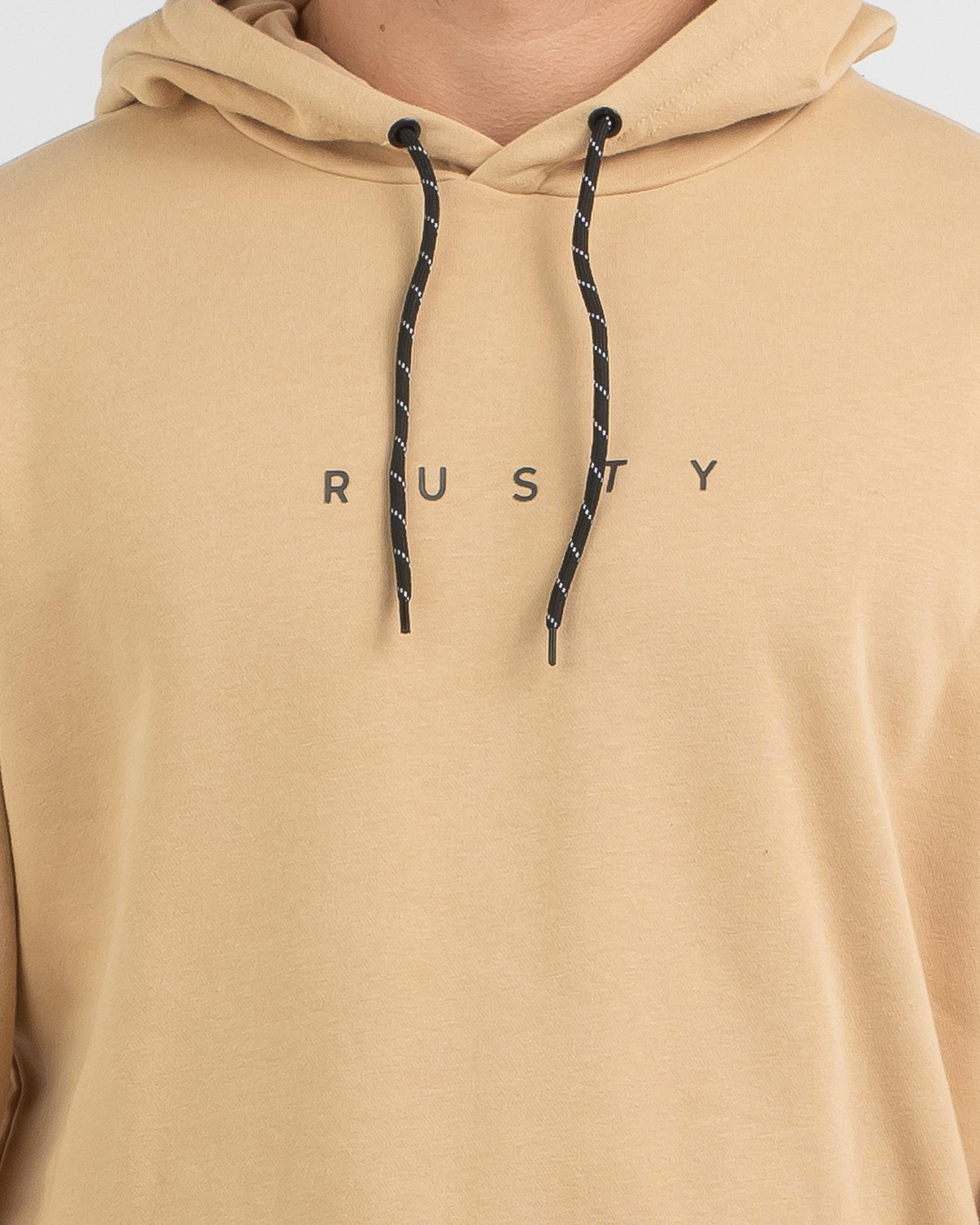 Shop Rusty Short Cut Hoodie In Oatmilk - Fast Shipping & Easy Returns ...