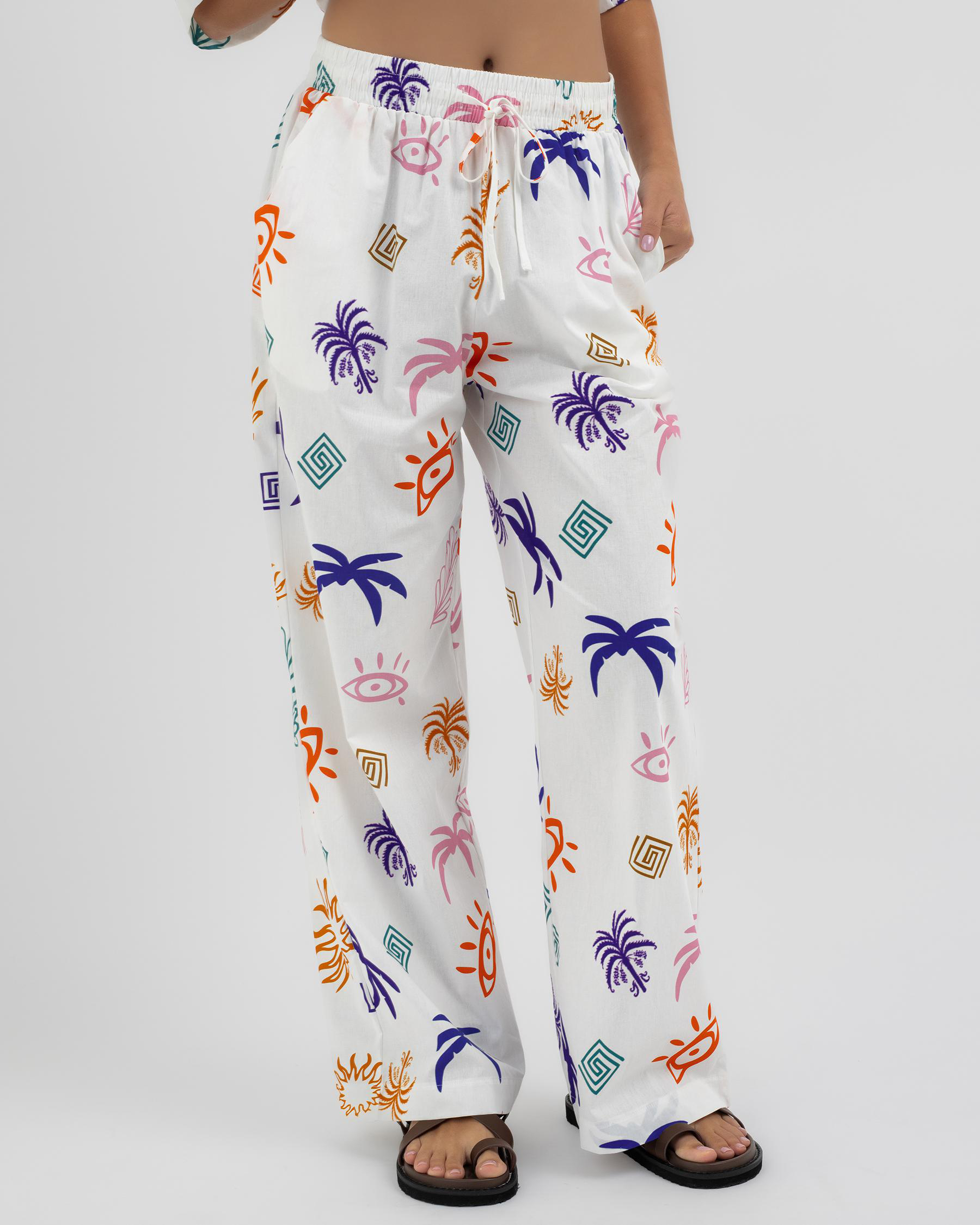 Shop YH & Co Kaya Pants In Multi - Fast Shipping & Easy Returns - City ...