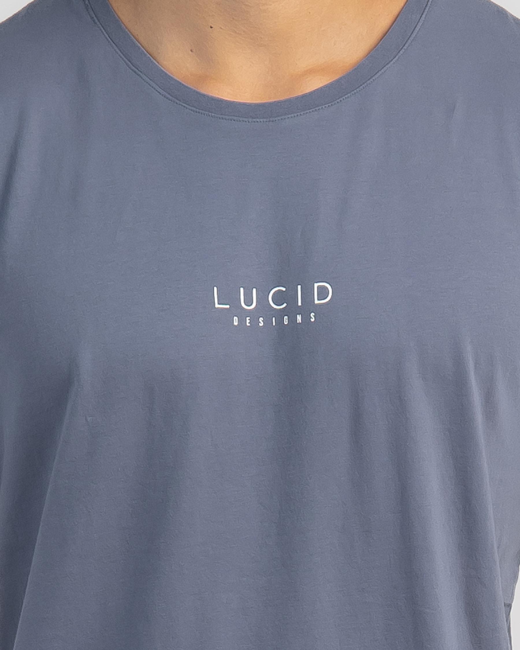 Shop Lucid Exposed T-Shirt In Slate - Fast Shipping & Easy Returns ...