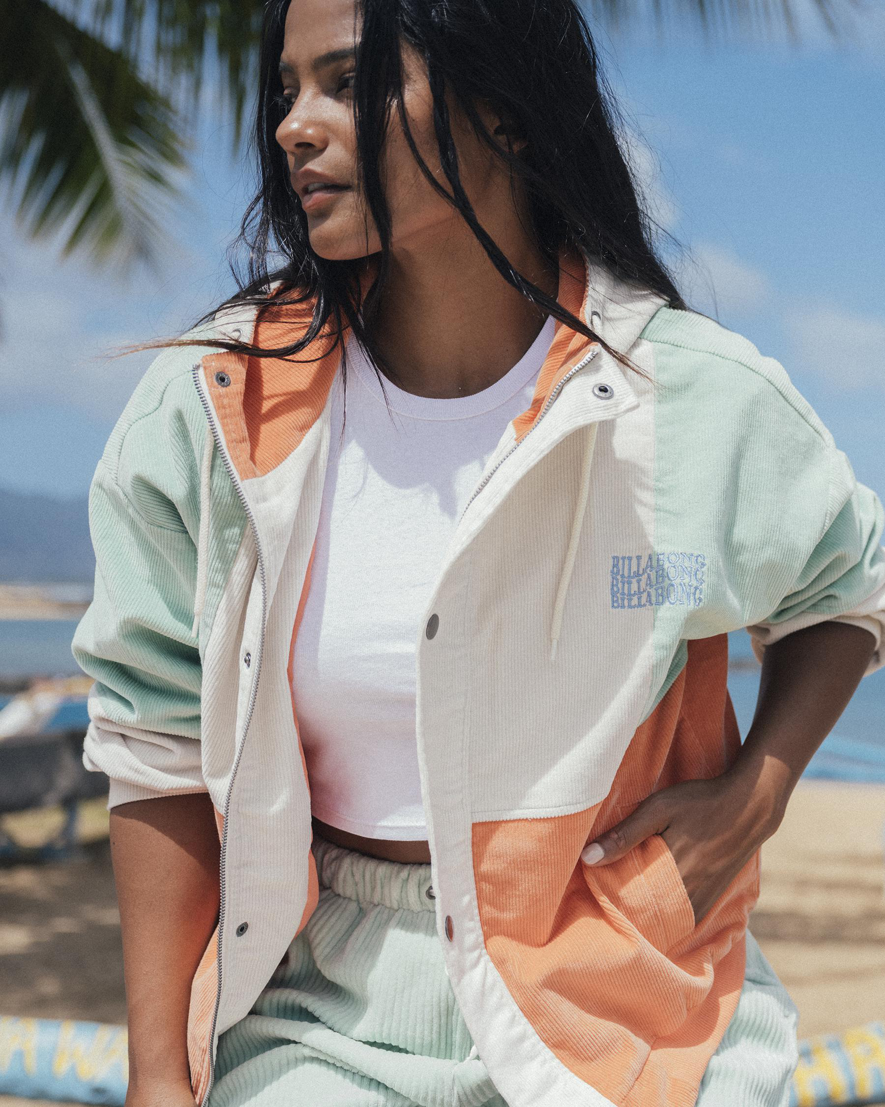 Billabong Set The Tone Hooded Jacket In Multi | City Beach United States