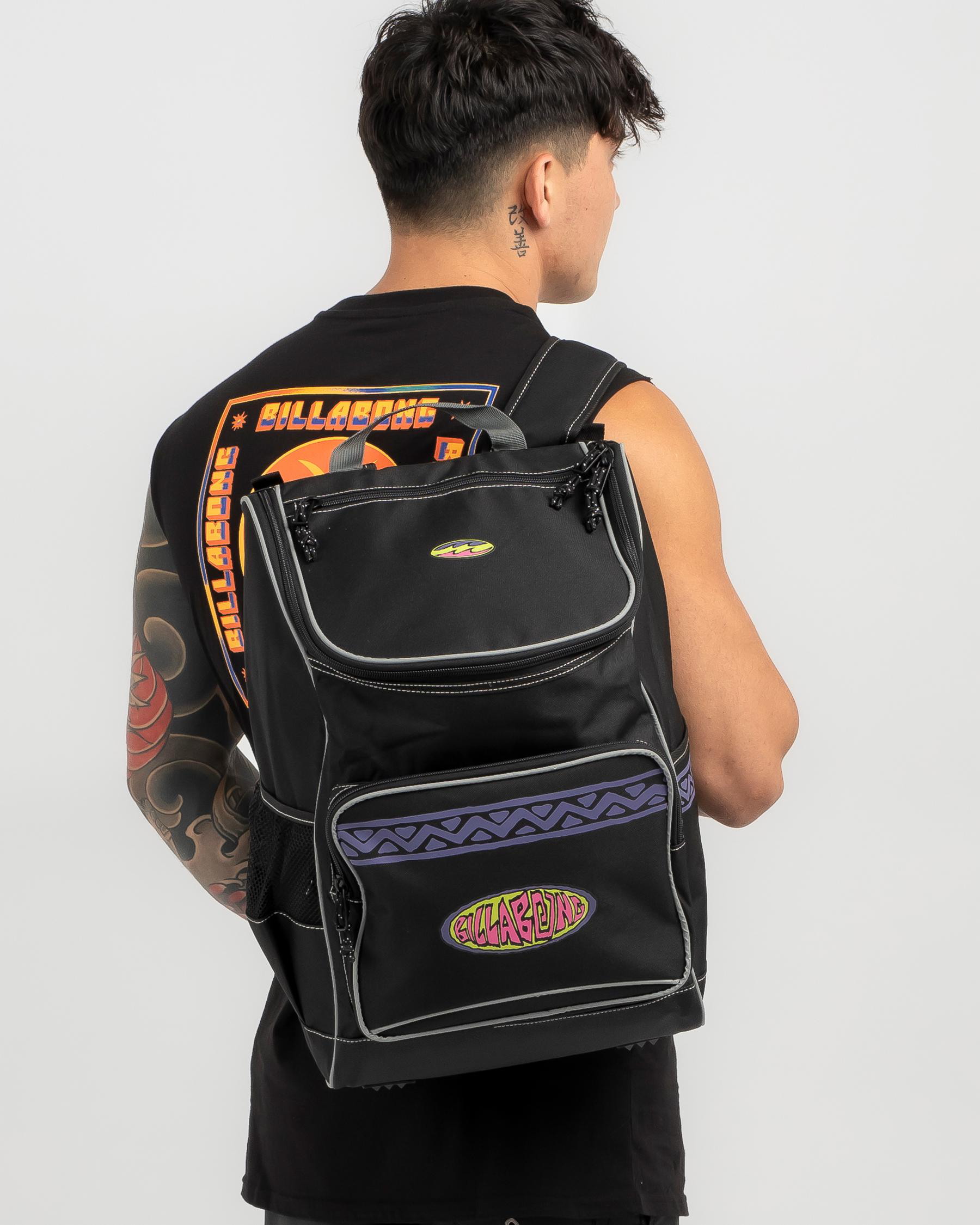 Shop Billabong Top Loader School Backpack In Black - Fast Shipping ...