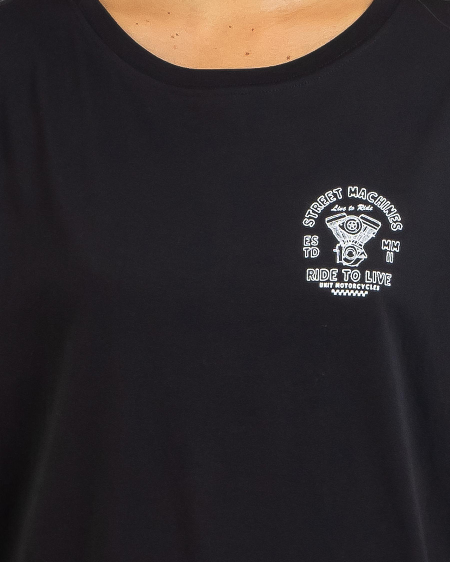 Shop Unit Riders Life T-Shirt In Black - Fast Shipping & Easy Returns ...