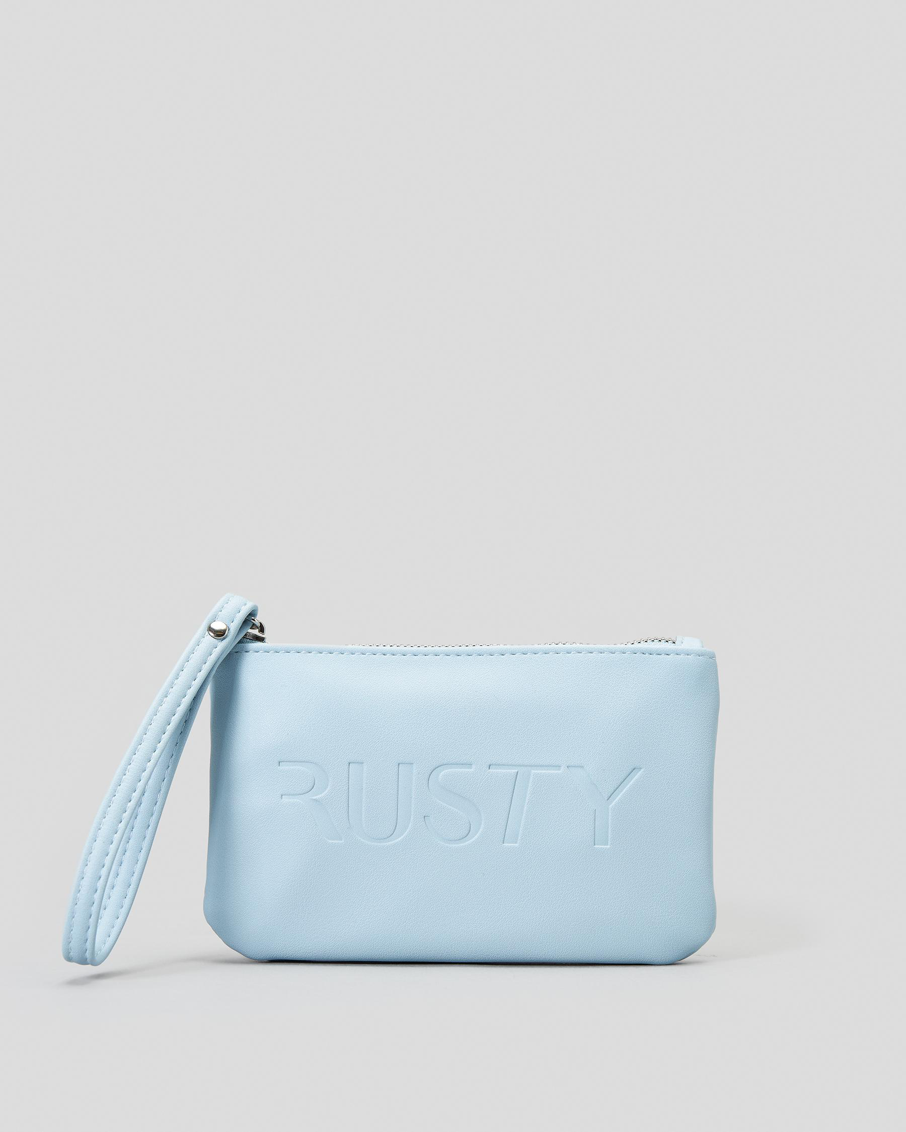 Shop Rusty Chloe Coin Purse In Glacial Blue - Fast Shipping & Easy ...