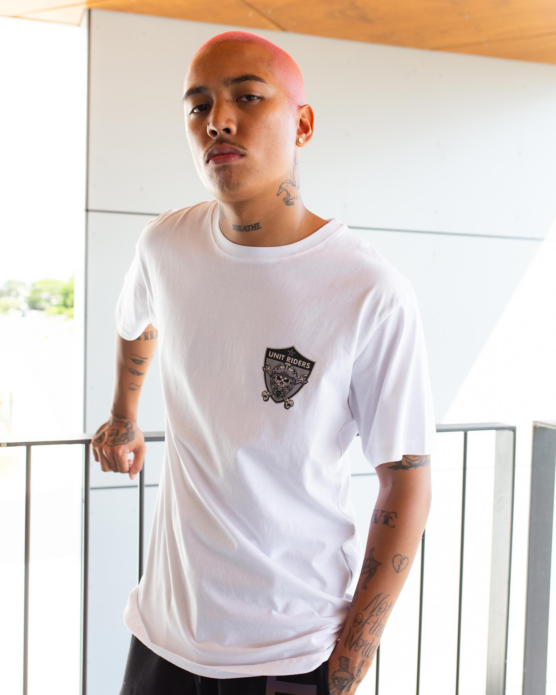 Shop Unit Riders T-Shirt In White - Fast Shipping & Easy Returns - City ...