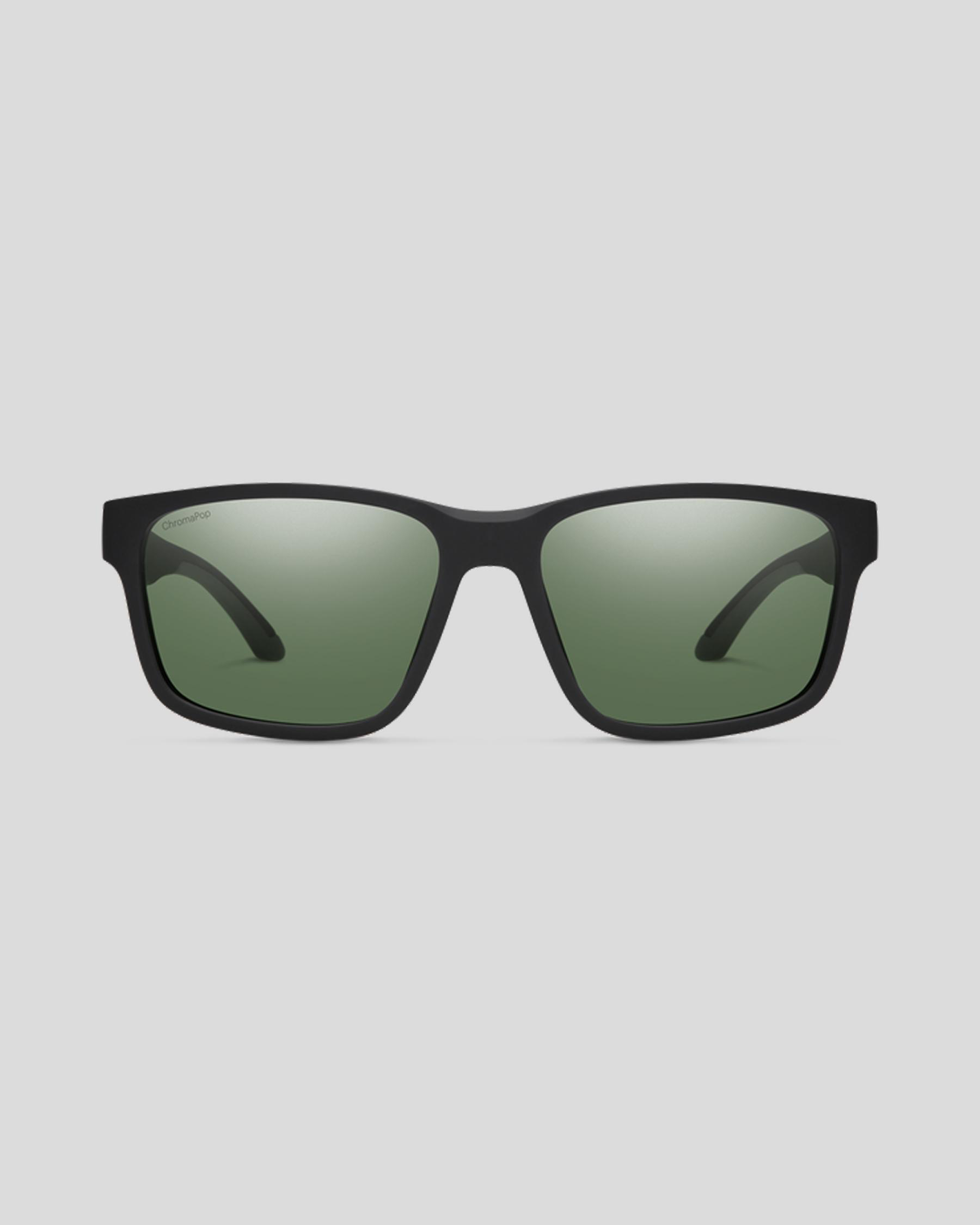 Shop Smith Optics Basecamp Polarized Sunglasses In Matte Black - Fast ...