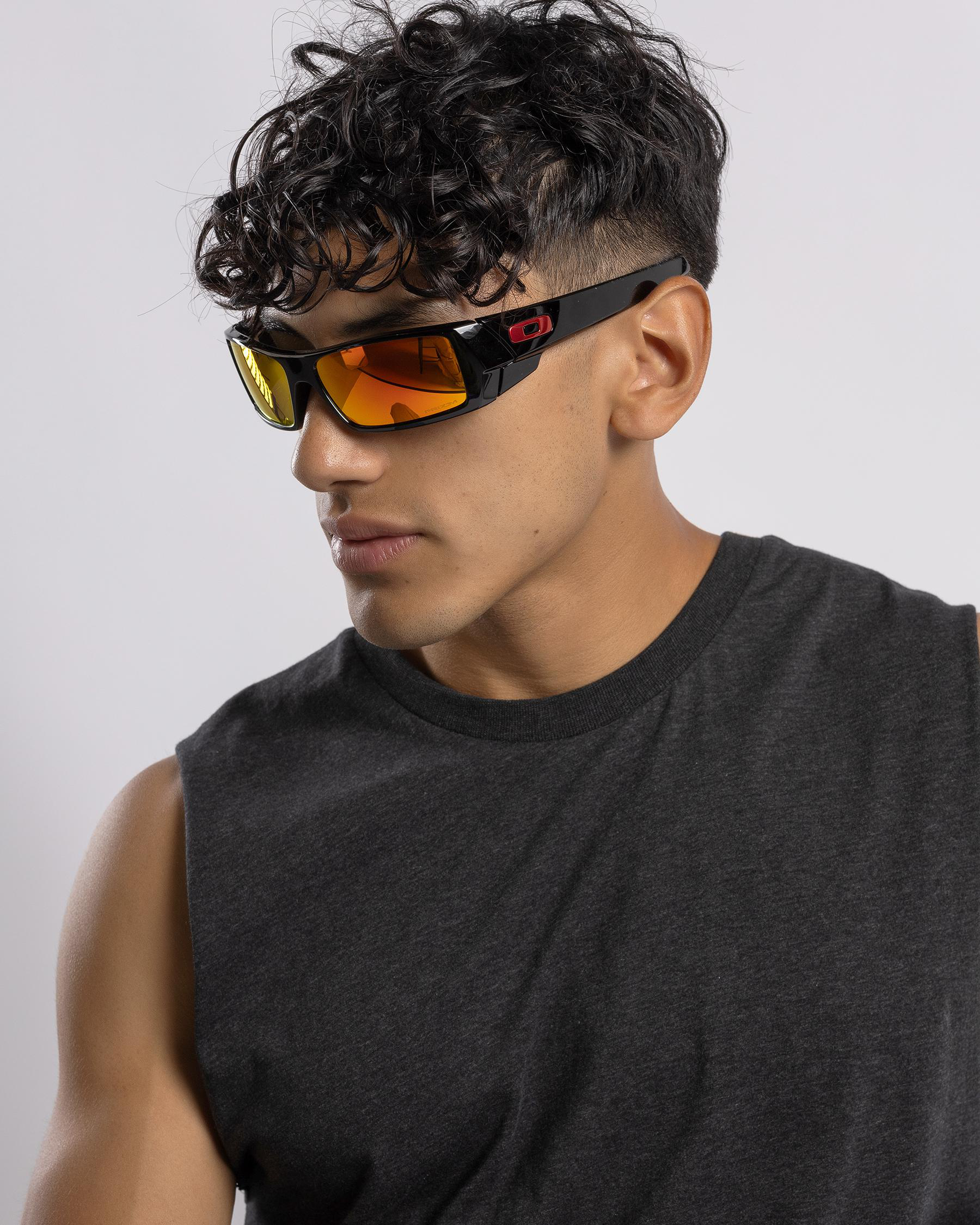 Shop Oakley Gas Can Sunglasses In Polished Black/prizm Ruby - Fast ...