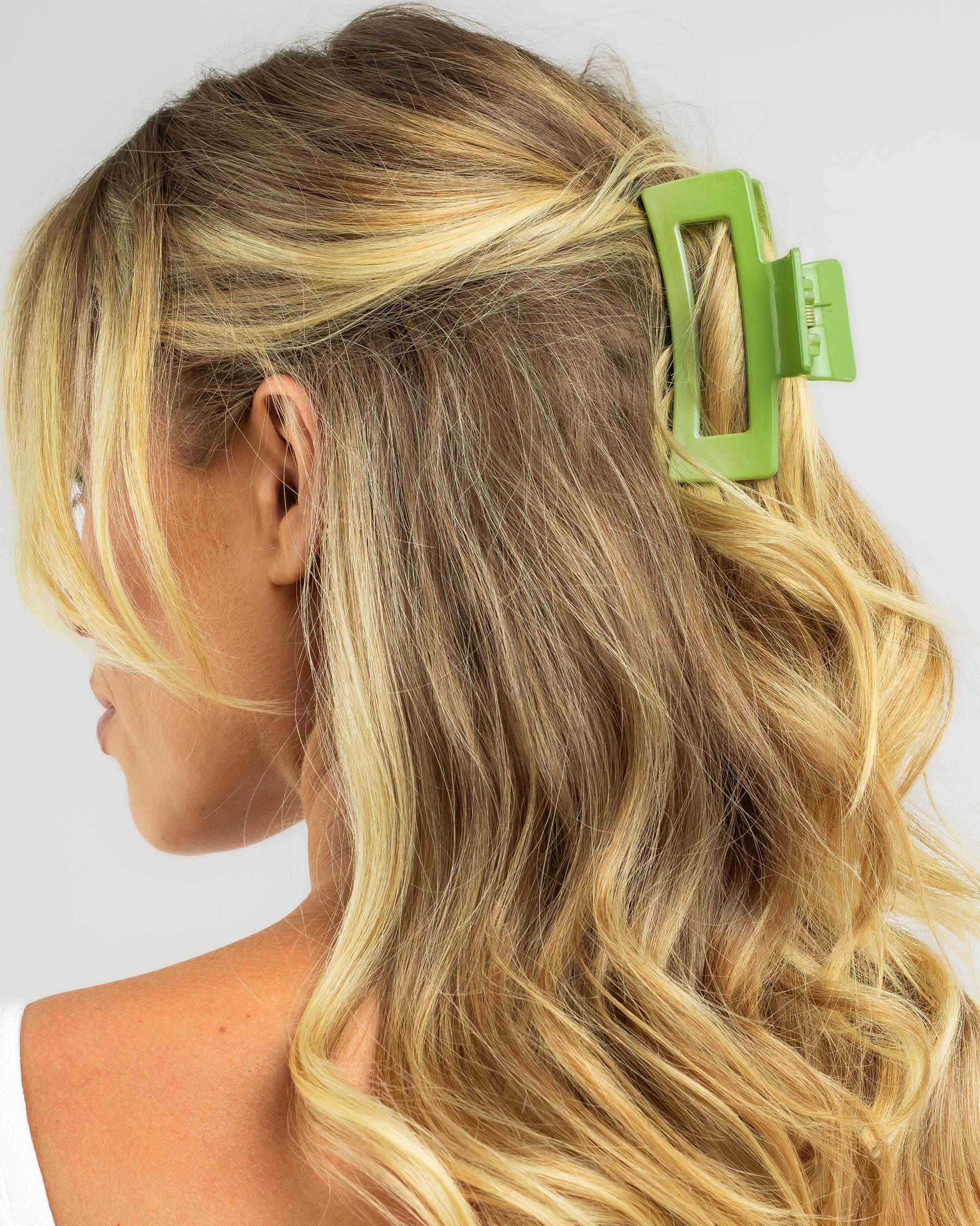 Shop Karyn In LA Ombre Hair Claw Clip In Green - Fast Shipping & Easy ...