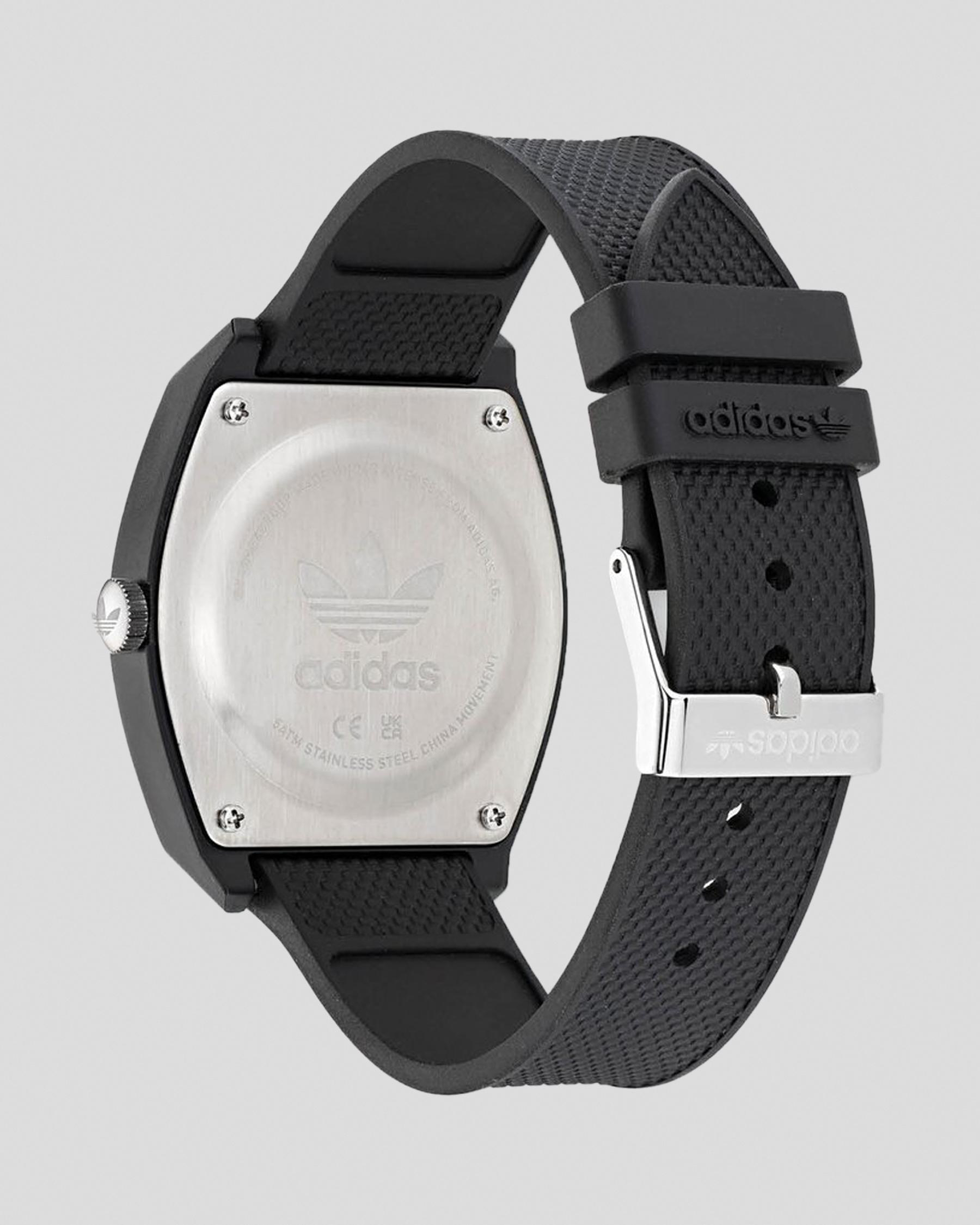 Shop adidas Project Two Watch In Black Pink - Fast Shipping & Easy ...