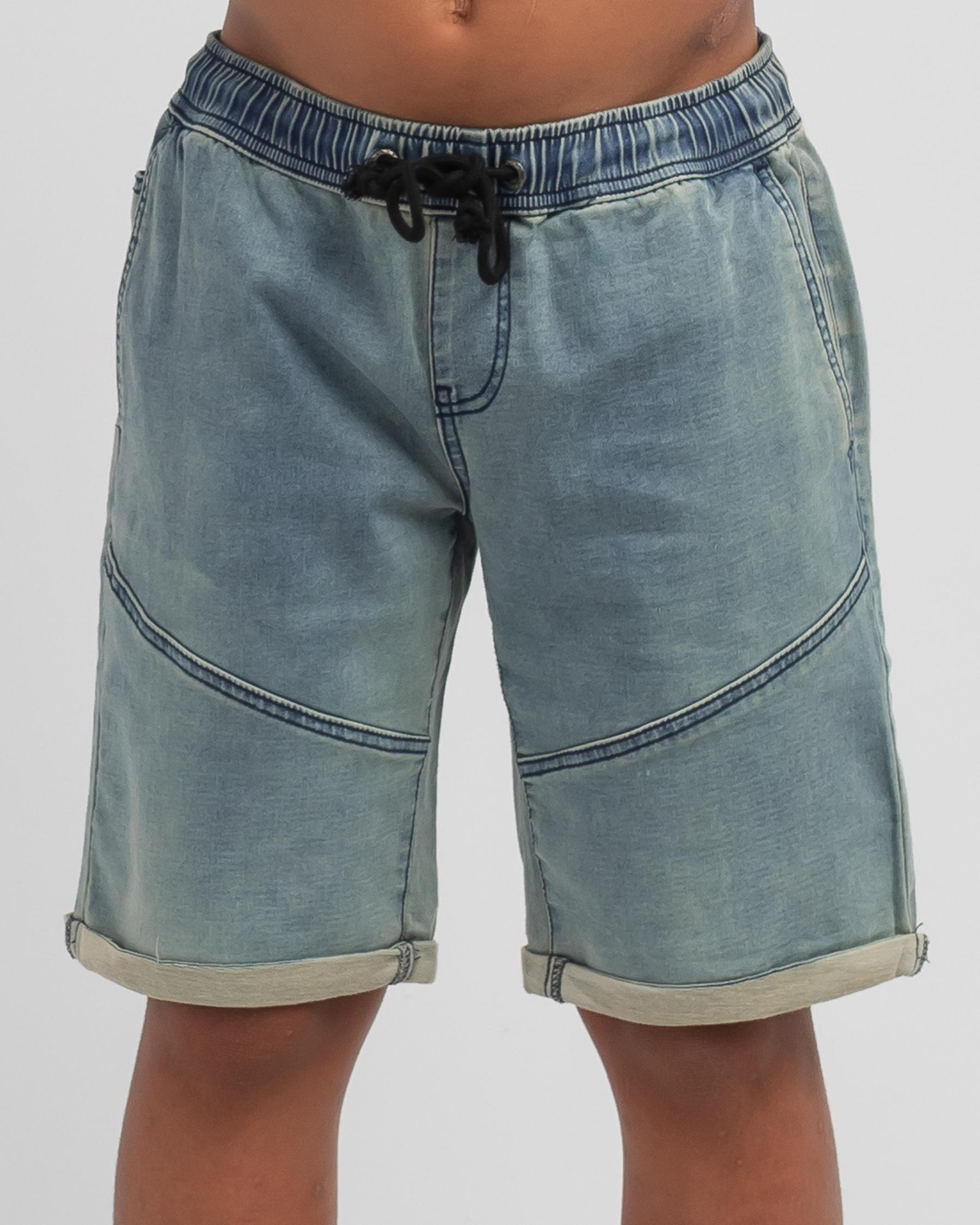 Shop Dexter Boys' Expressed Walk Shorts In Light Blue - Fast Shipping ...