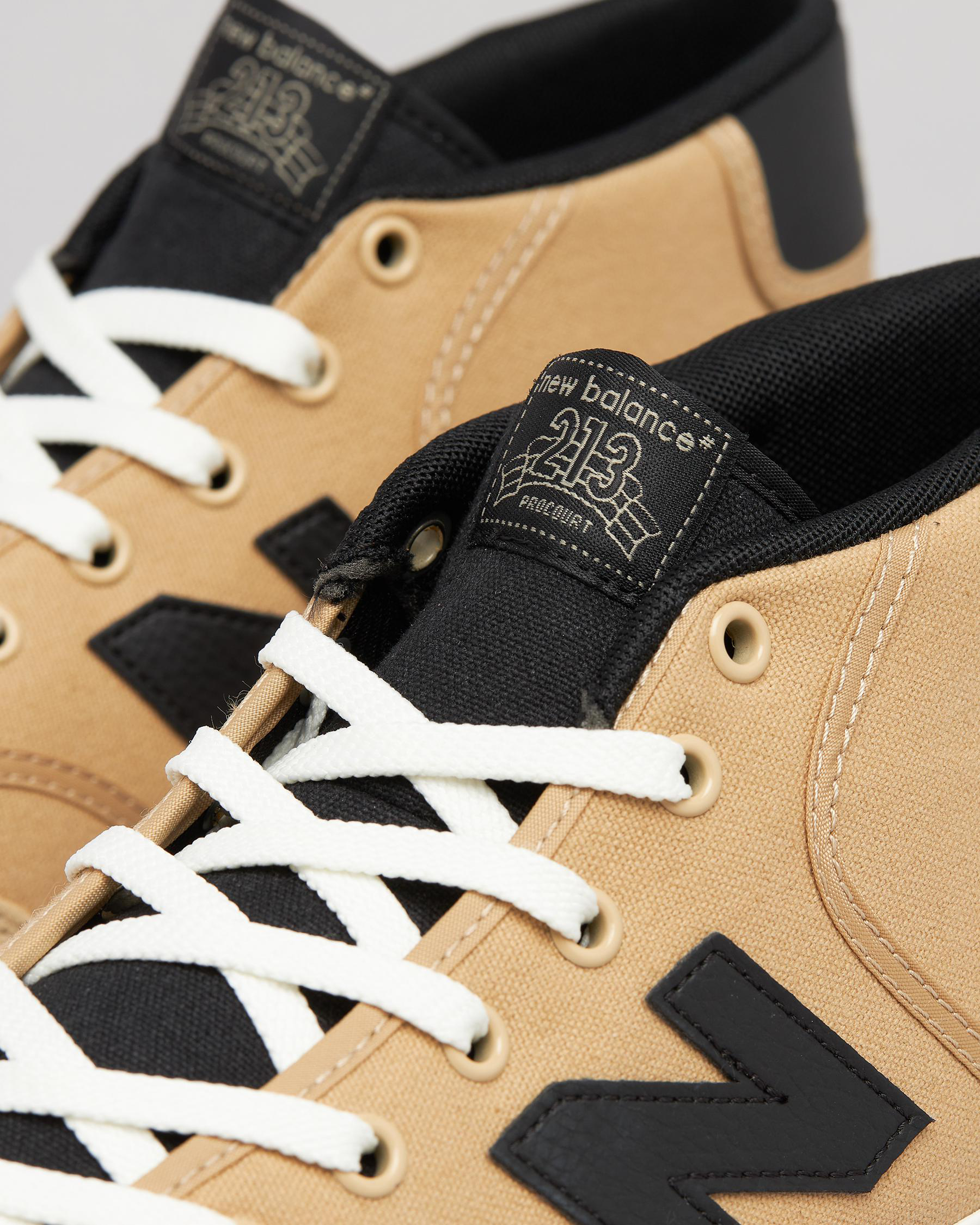 Shop New Balance NB 213 Shoes In Tan/black - Fast Shipping & Easy ...