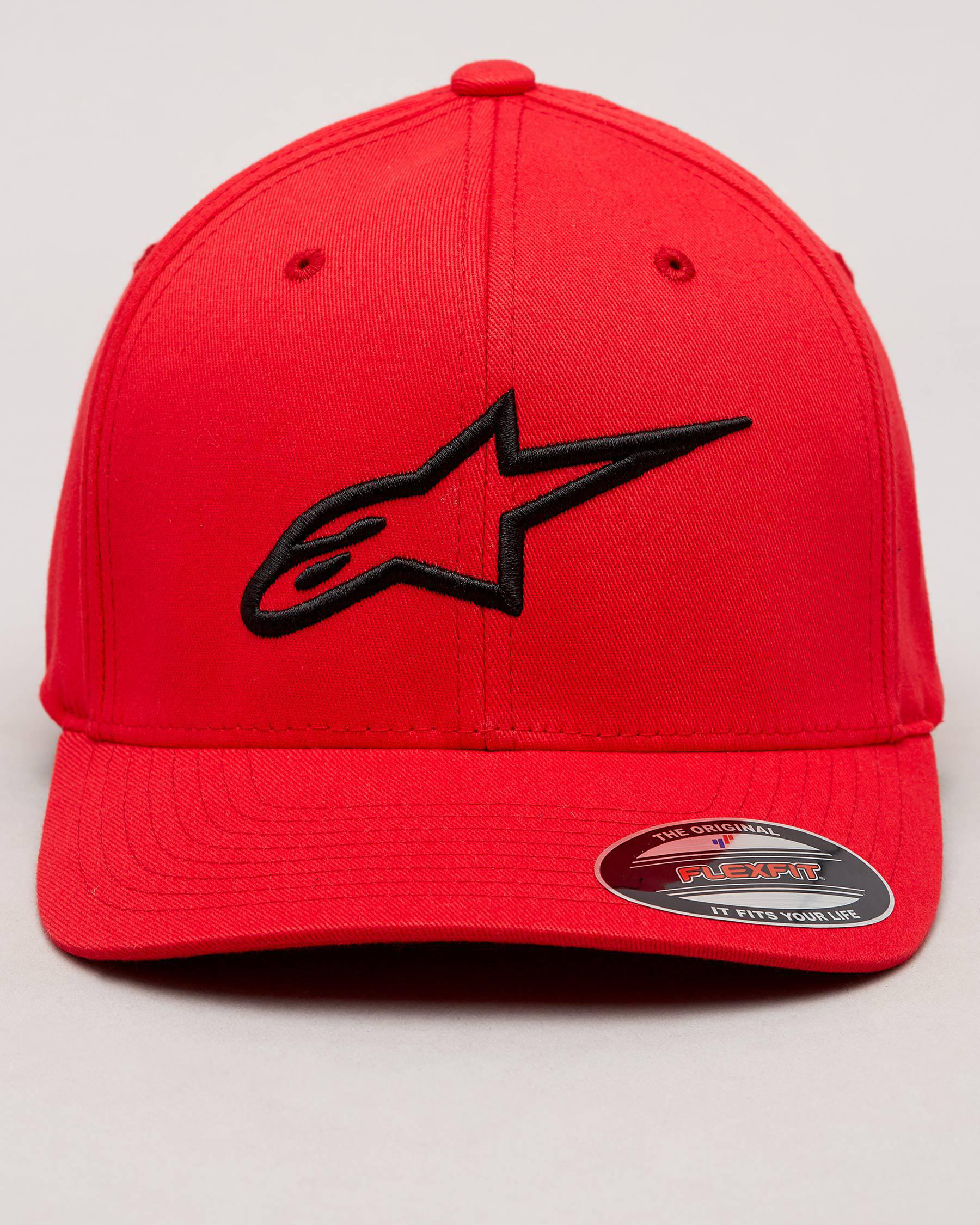 Shop Alpinestars Ageless Curve Cap In Red/black - Fast Shipping & Easy ...