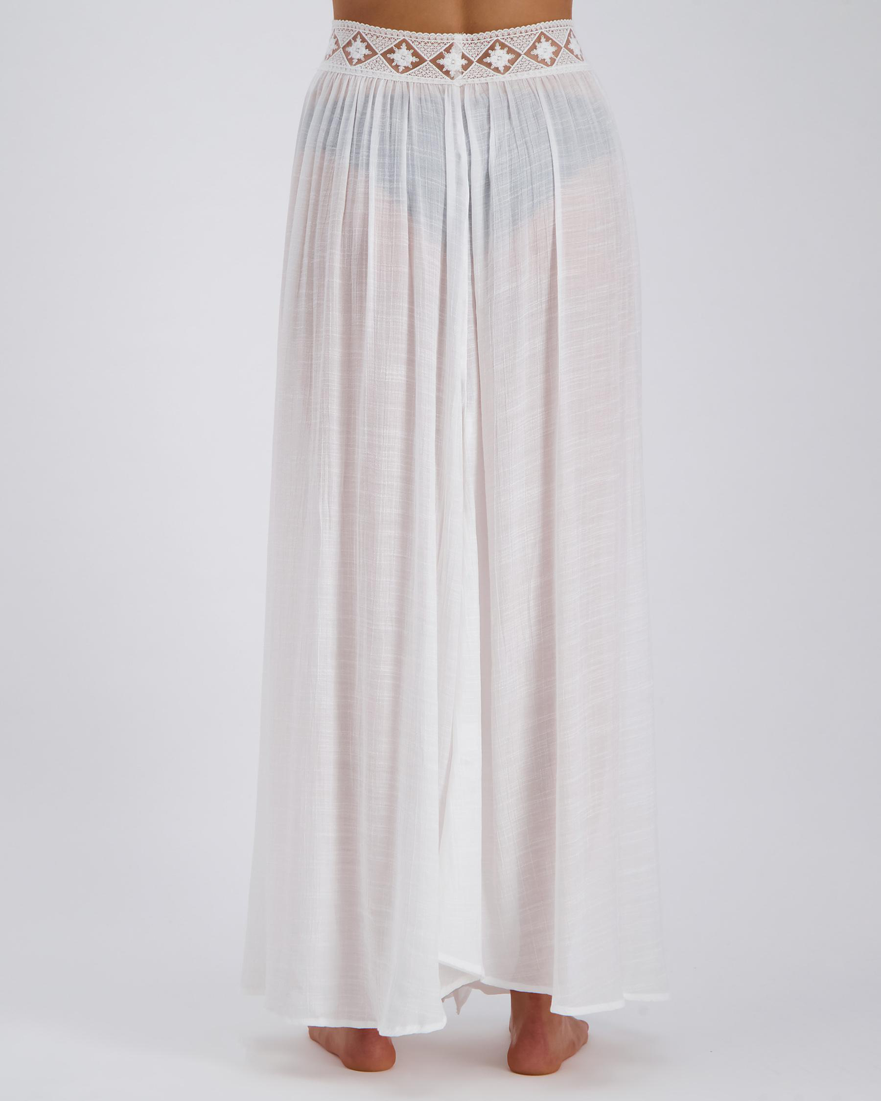 Shop Kaiami Ocean Wrap Beach Cover In White - Fast Shipping & Easy ...