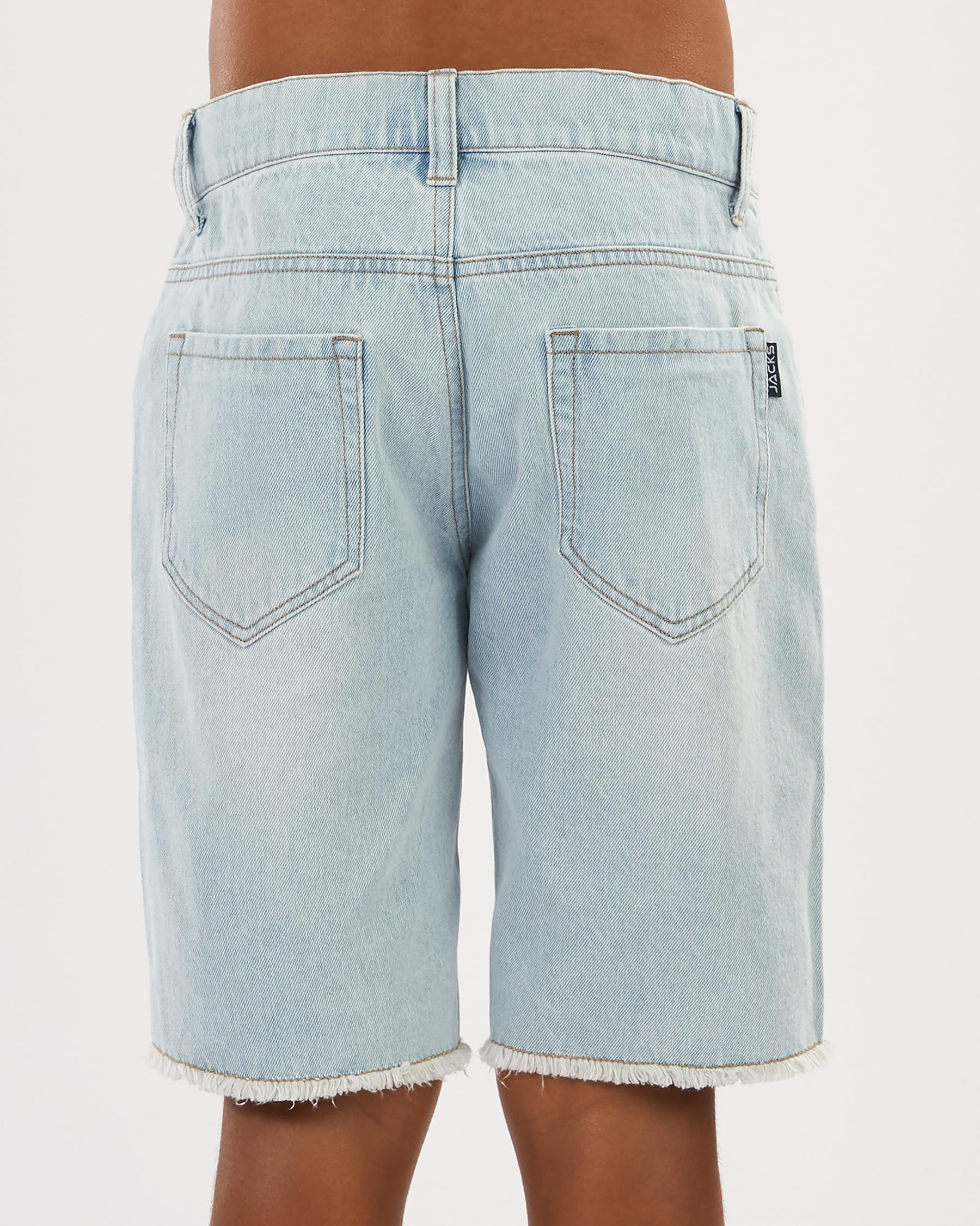 Shop Jacks Boys' Classify Denim Shorts In Lt Blue - Fast Shipping ...