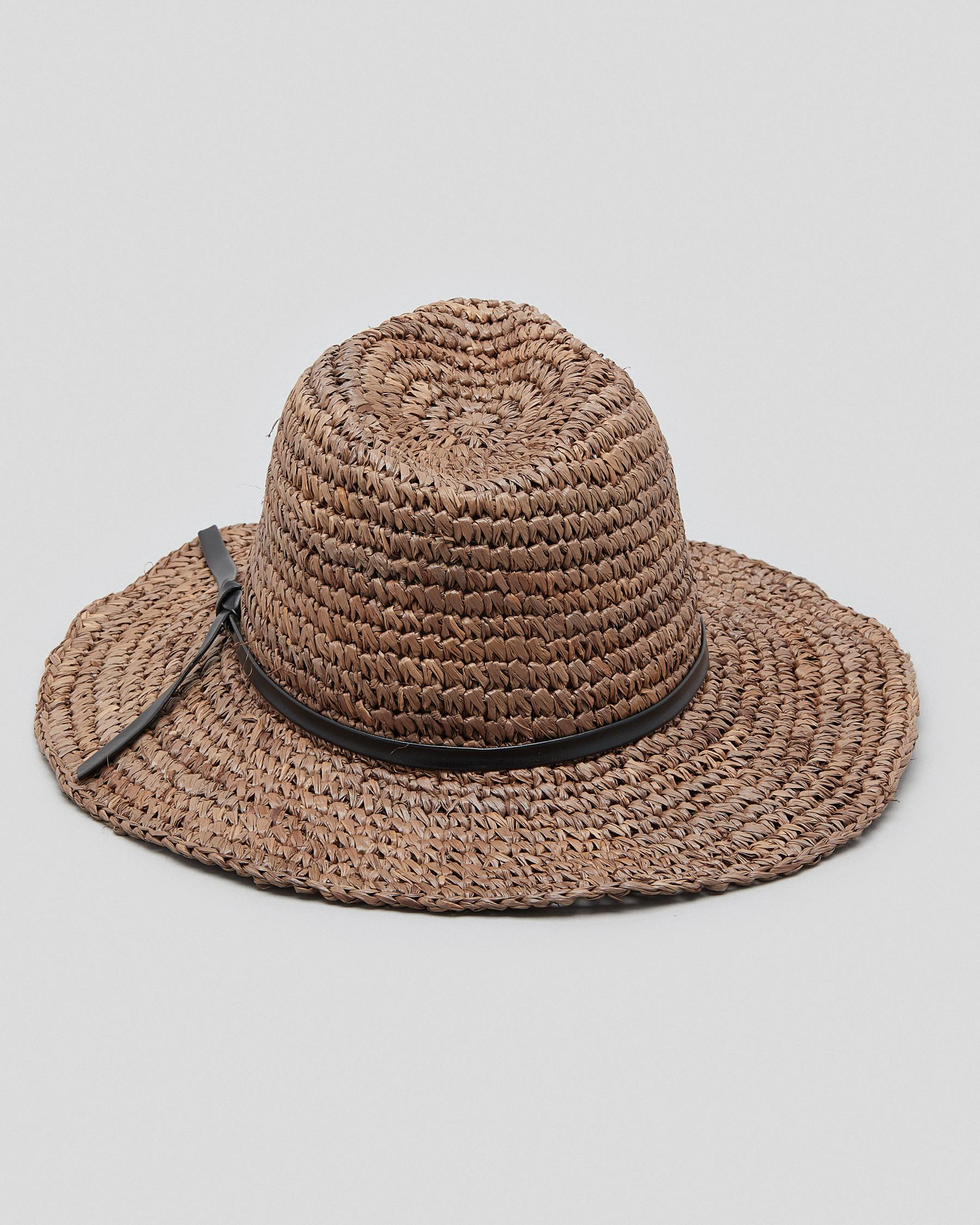 Shop Mooloola Madeira Panama Hat In Chocolate - Fast Shipping & Easy ...