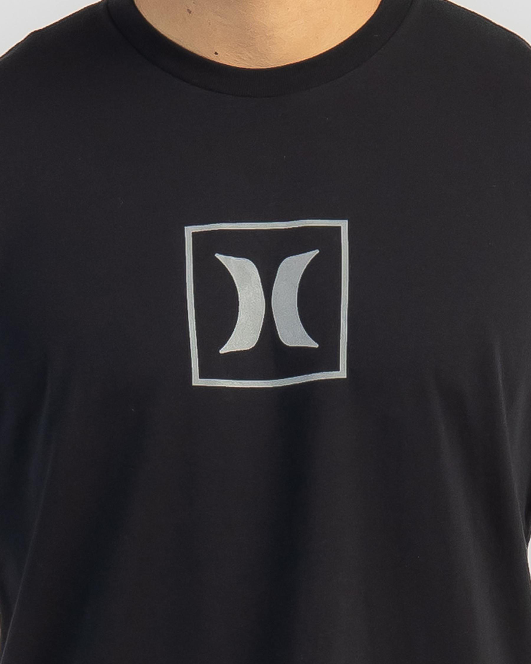 Shop Hurley H20 Dri Box T-Shirt In Black - Fast Shipping & Easy Returns ...