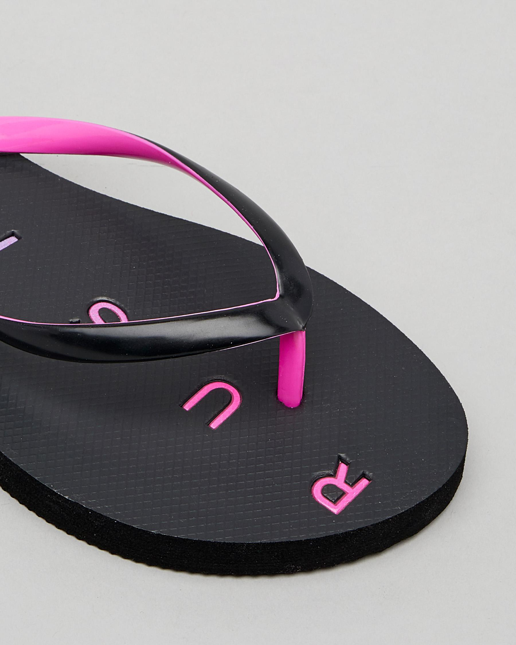 Shop Rusty Kooky Thongs In Very Berry - Fast Shipping & Easy Returns ...