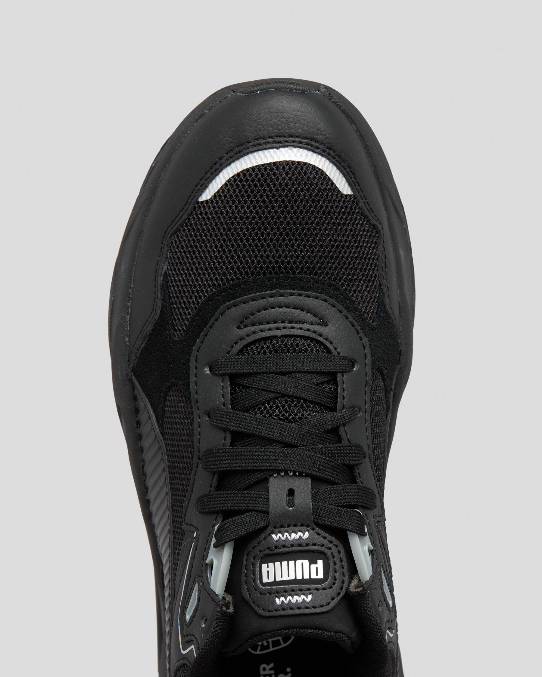Shop Puma Trinity Shoes In Puma Black-puma Black-puma Silver - Fast ...