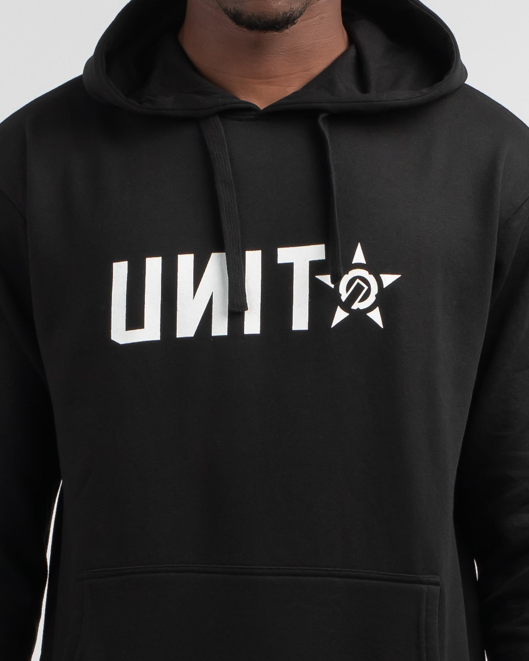 Shop Unit Inc Hoodie In Black White - Fast Shipping & Easy Returns ...