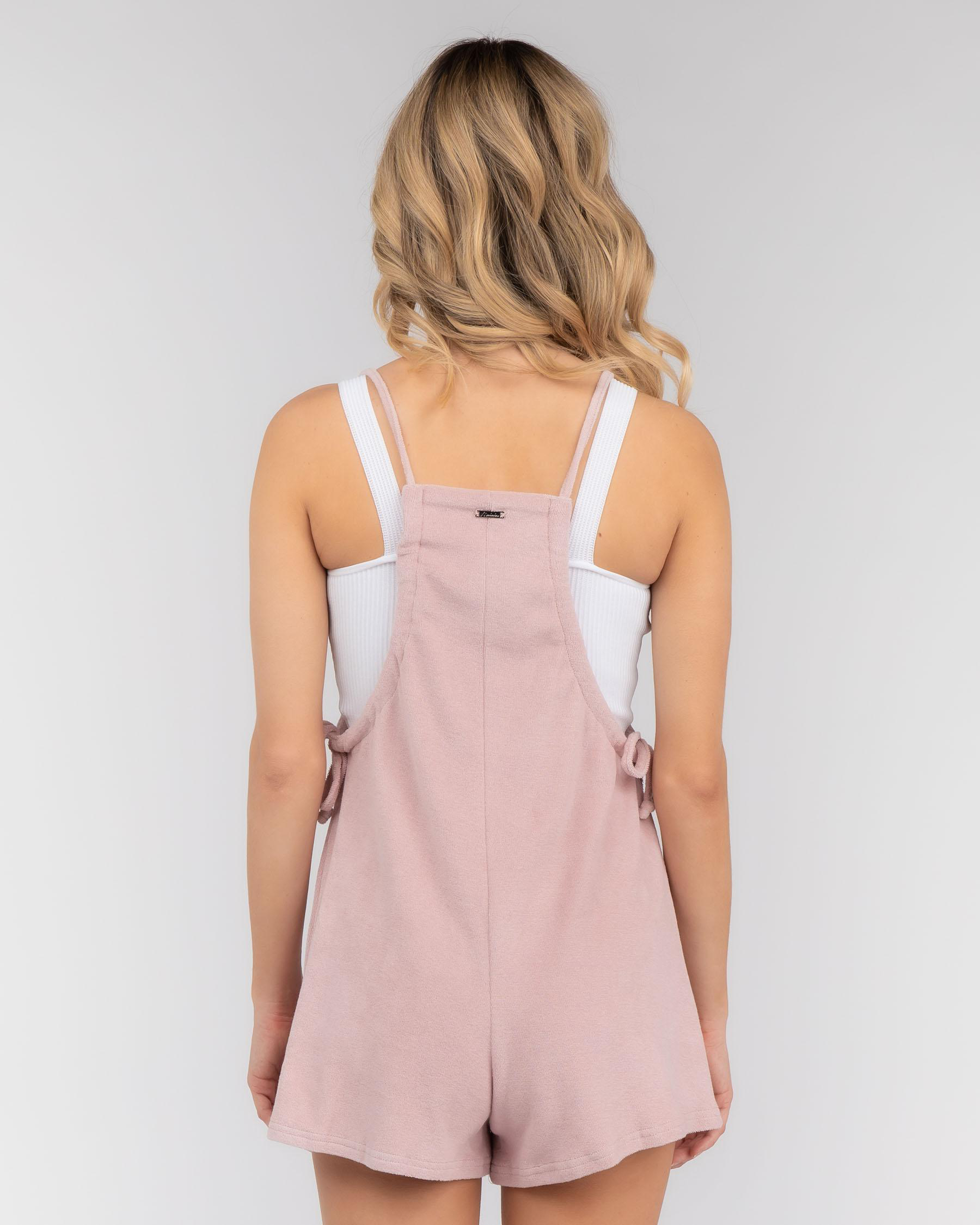 Shop Mooloola Wave Overalls In Blush - Fast Shipping & Easy Returns ...