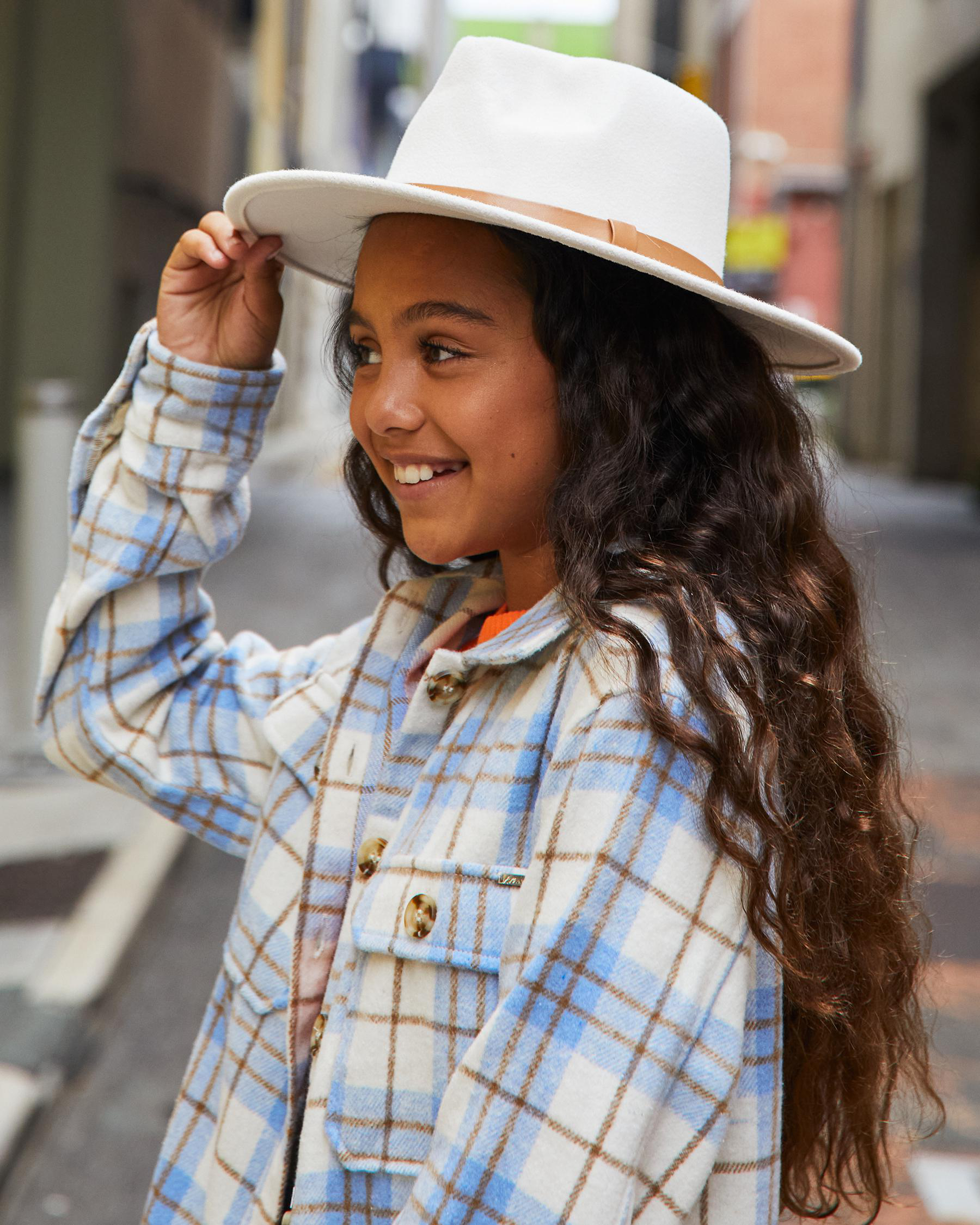 Mooloola Girls' Eldorado Felt Hat In Vanilla | City Beach Australia