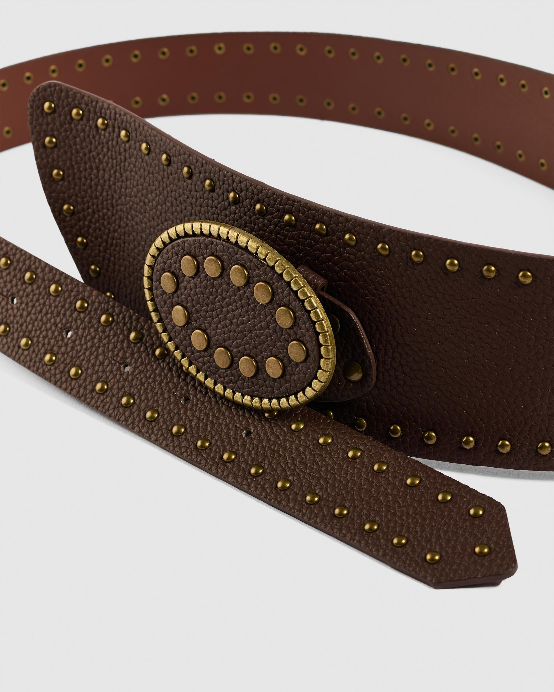 Ava And Ever Charlize Belt In Espresso/gold - FREE* Shipping & Easy ...