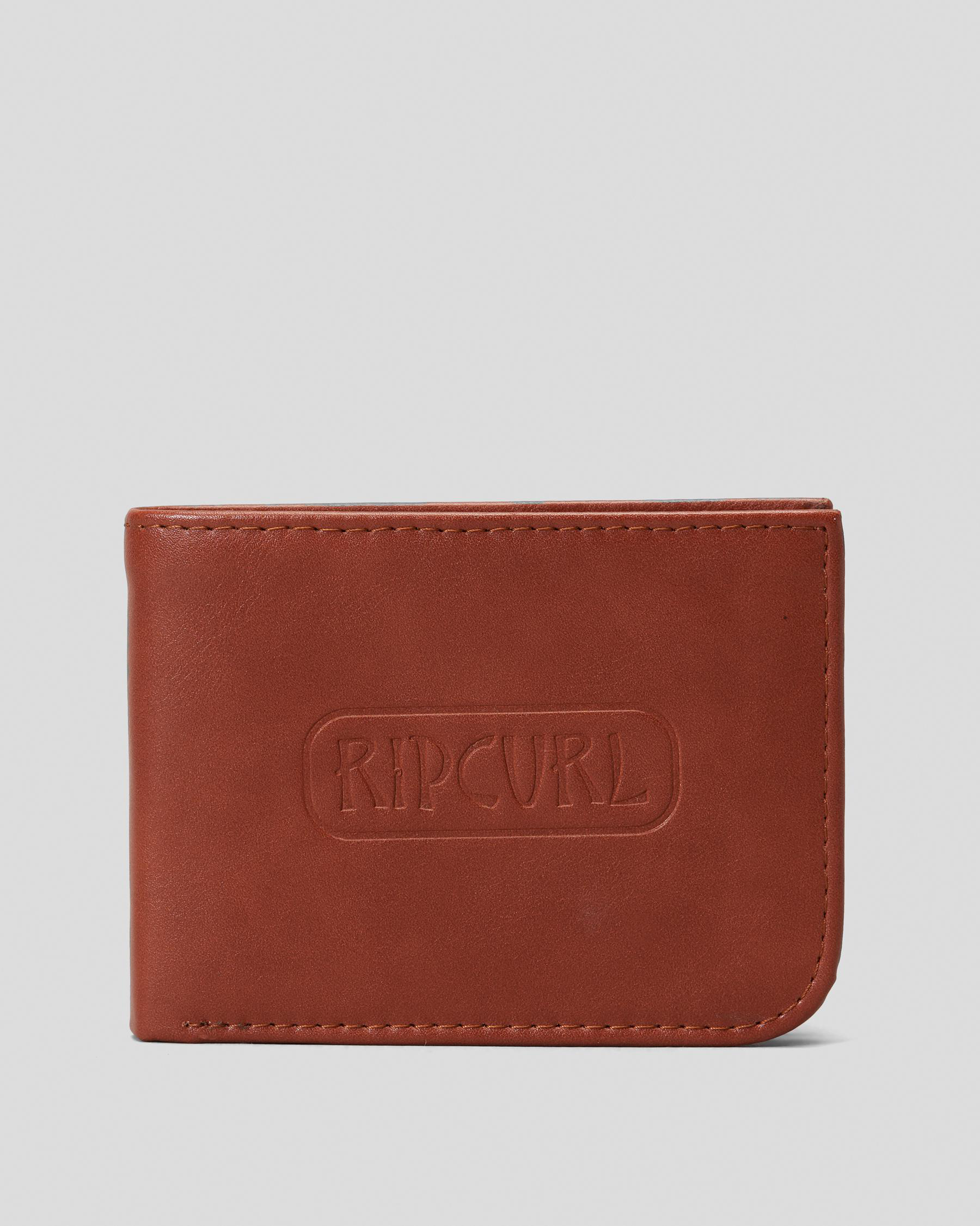 Shop Rip Curl Emboss PU All Day Wallet In Tan - Fast Shipping & Easy ...