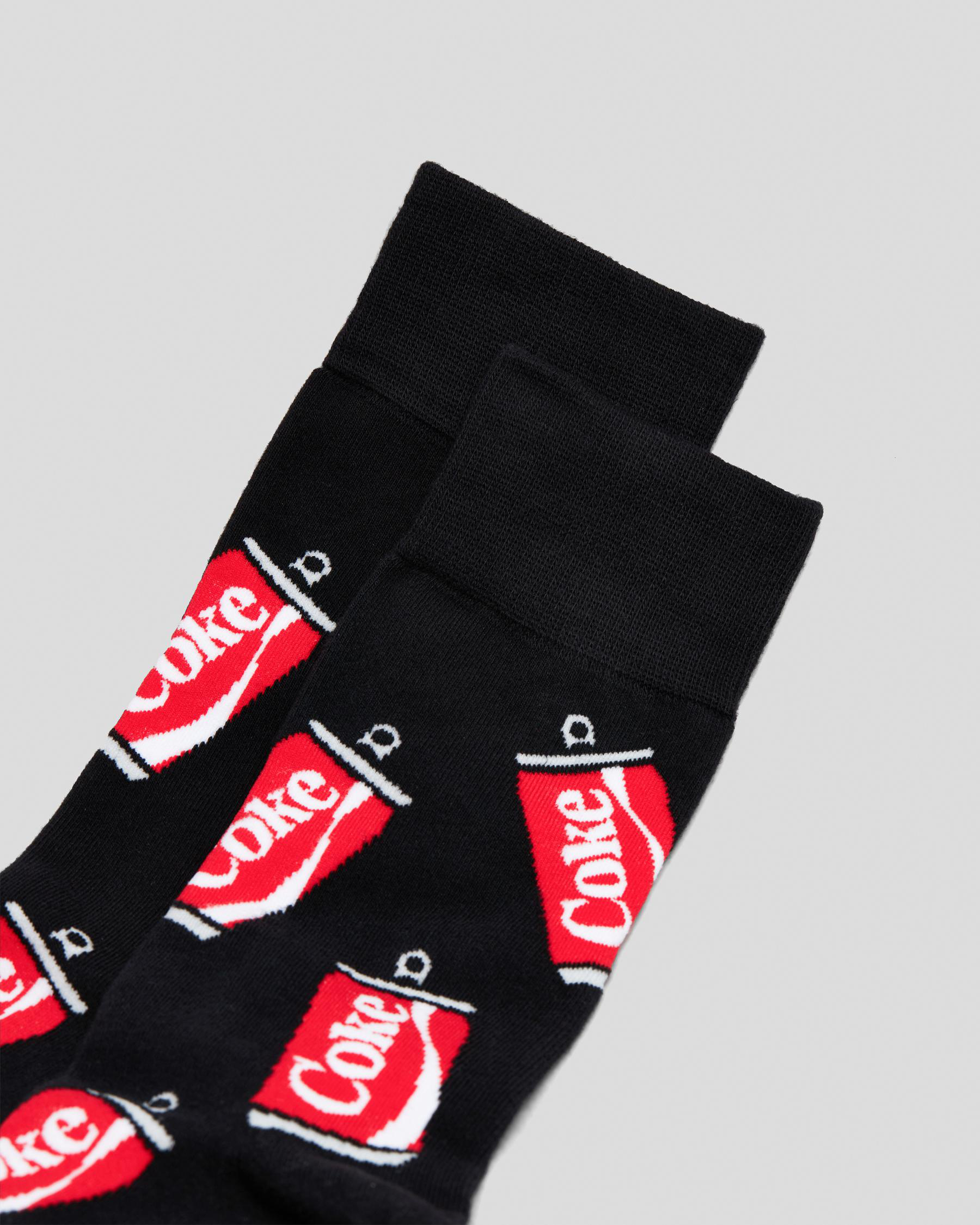 Shop FOOT-IES Coke Cans Socks In Black - Fast Shipping & Easy Returns ...