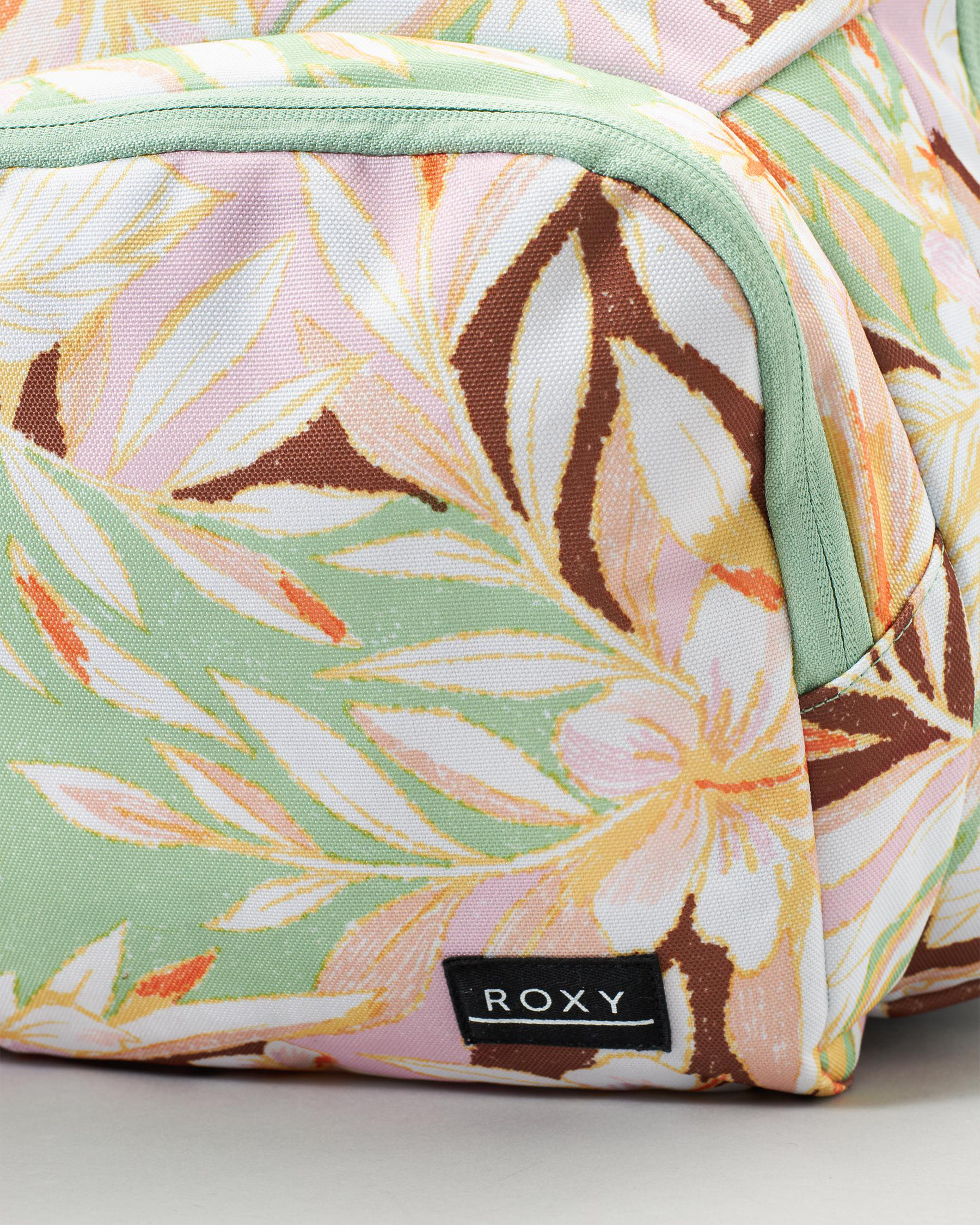 Shop Roxy Shadow Swell Printed Backpack In Quiet Green Coast 2 Coast ...