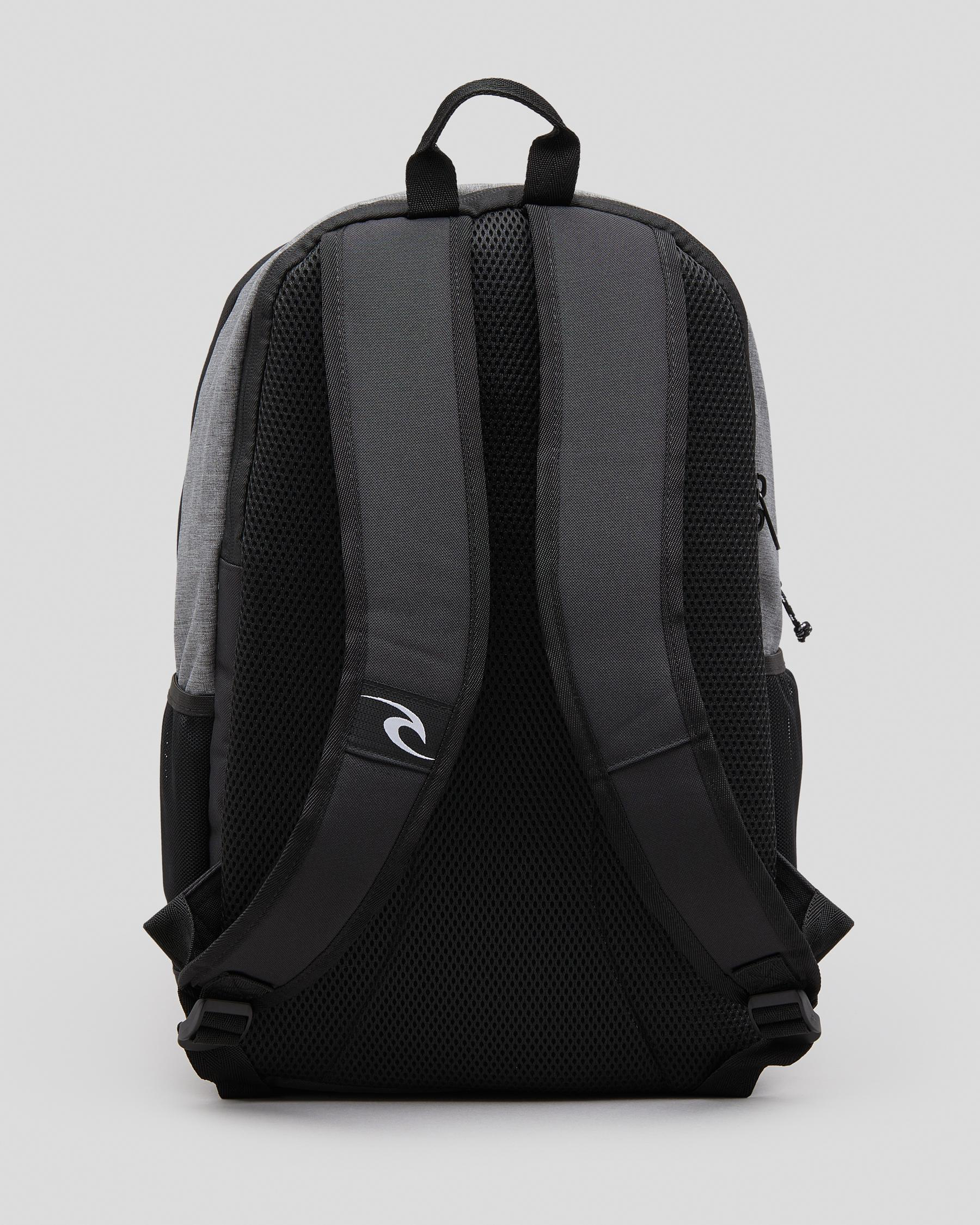 Shop Rip Curl Ozone 30L Combo Eco Backpack In Black/blue - Fast ...