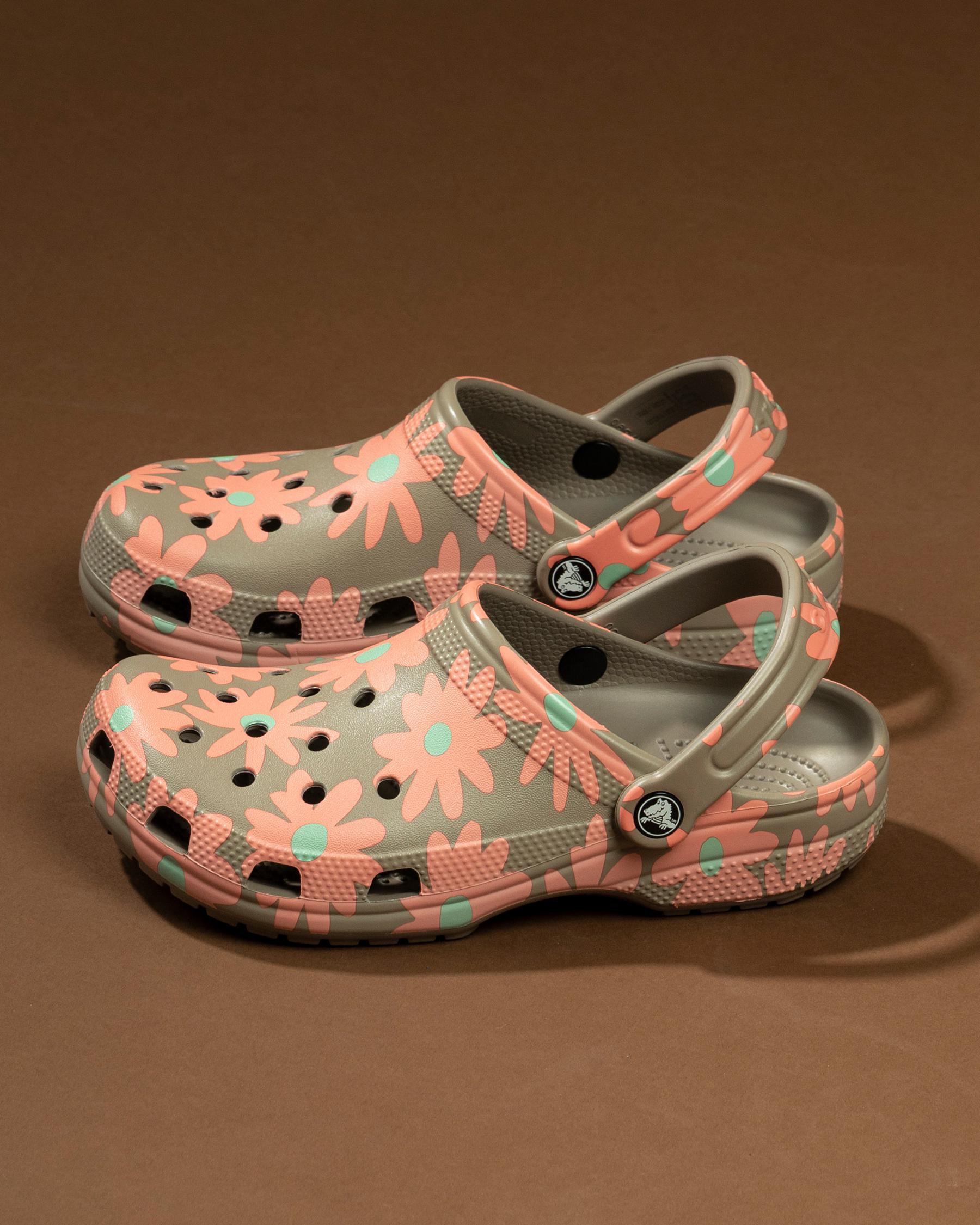 Crocs Classic Retro Resort Clogs In Mushroom/multi - Fast Shipping ...