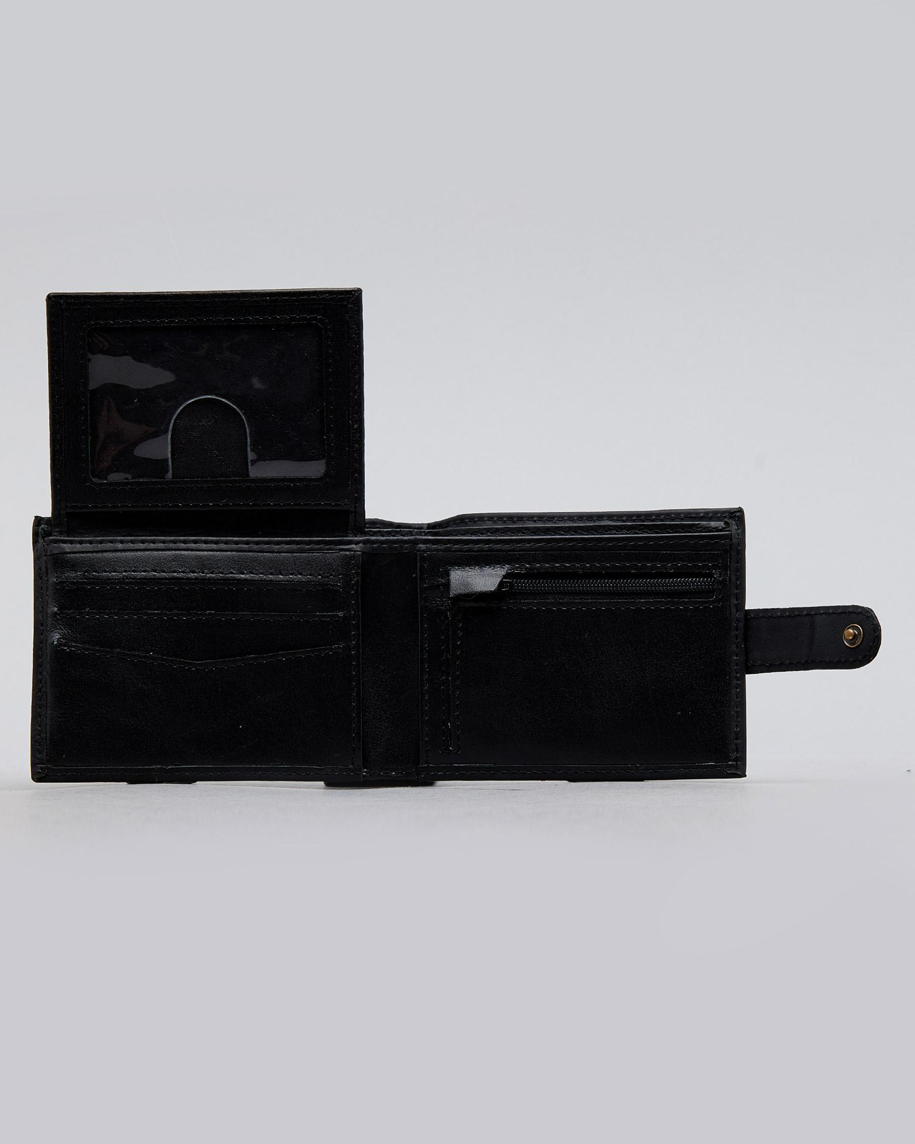 Shop Rip Curl Revert Clip RFID All Day Wallet In Black - Fast Shipping ...