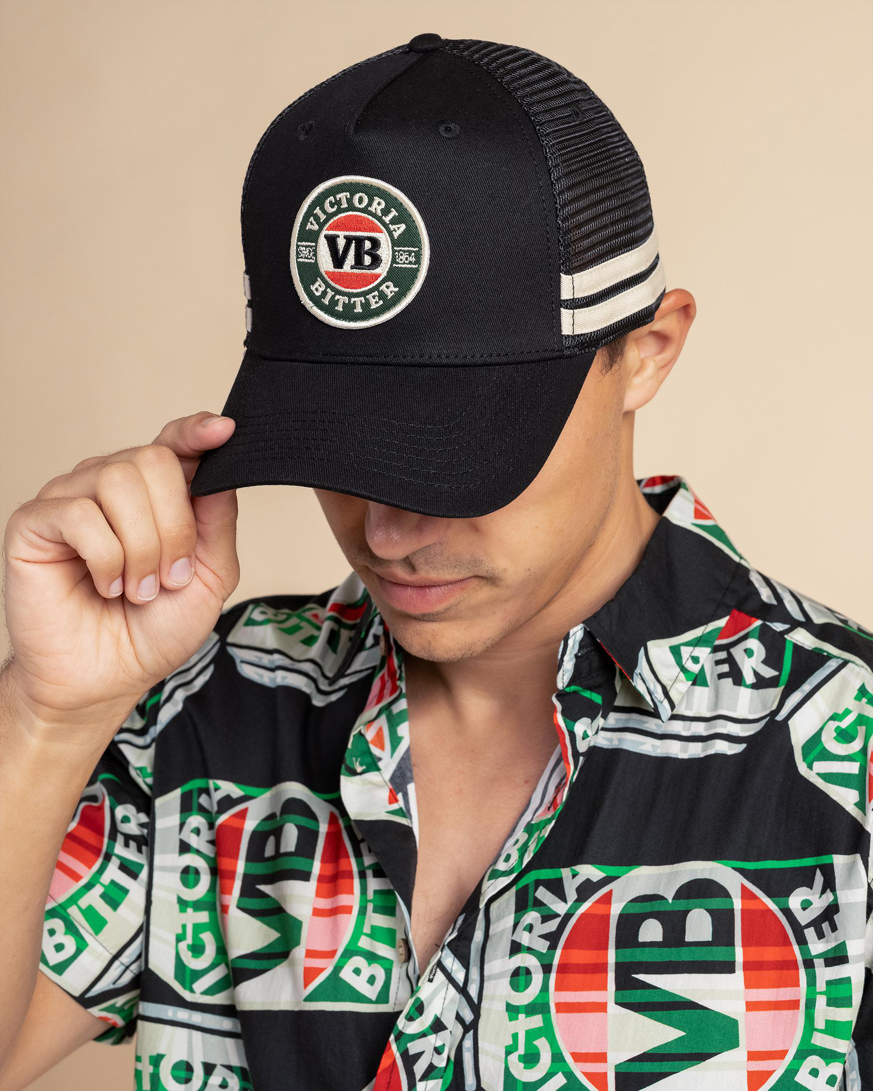 Shop Victor Bravo's Core Trucker Cap In Black - Fast Shipping & Easy ...