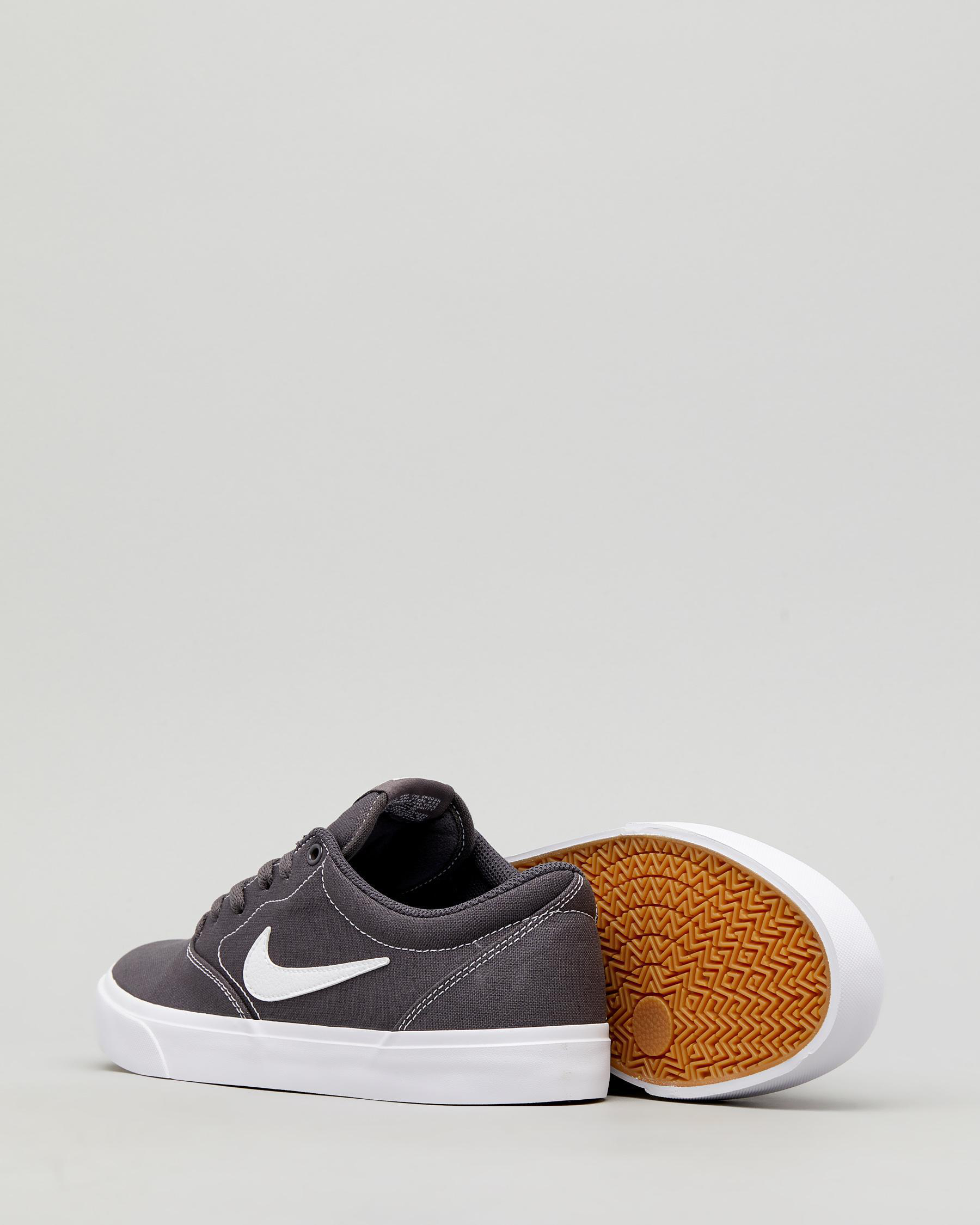 Shop Nike Womens SB Charge Shoes In Grey/white - Fast Shipping & Easy ...