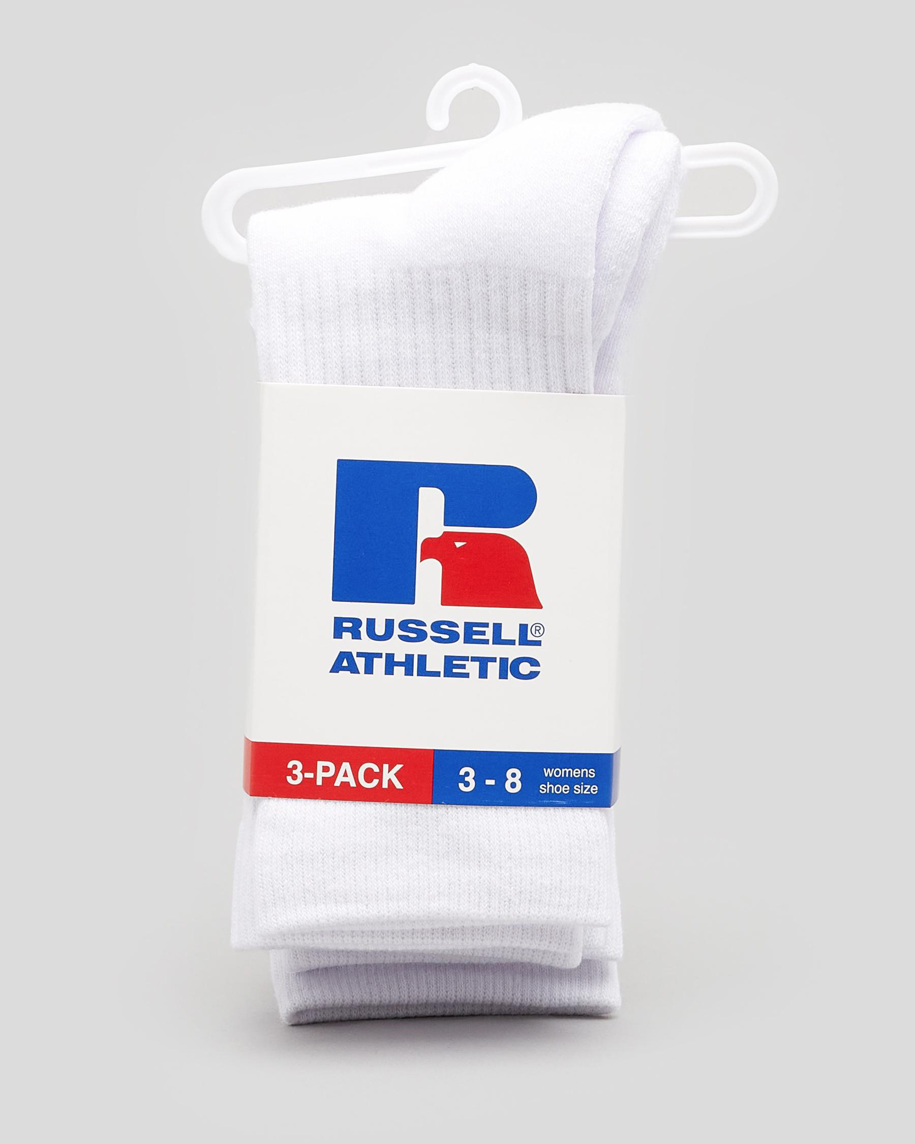 Shop Russell Athletic Boys' Russell Athletic Classic Socks 3 Pack In ...