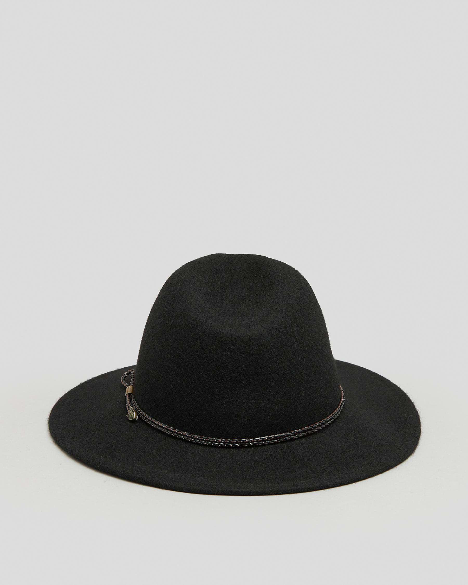 Lucid Alejandro Felt Hat In Black | City Beach Australia